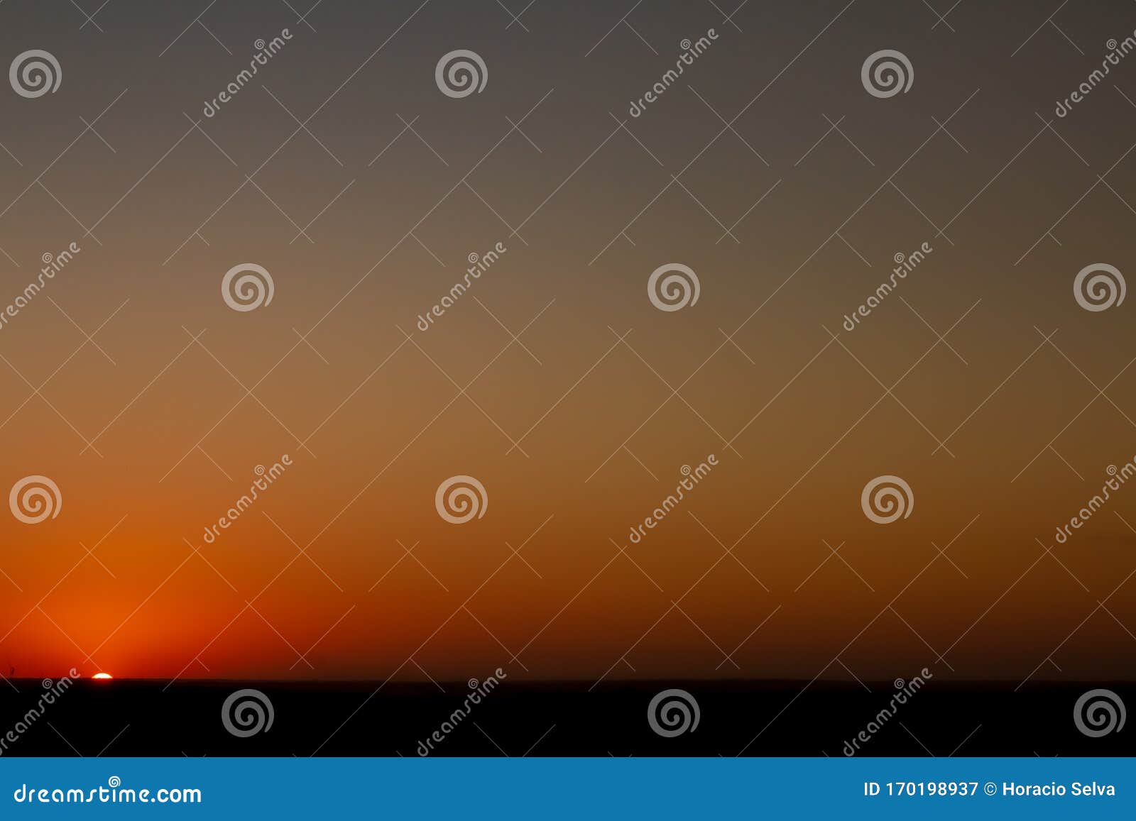 Sun during Sunset. Warm Colors in the Sunset Stock Image - Image of ...