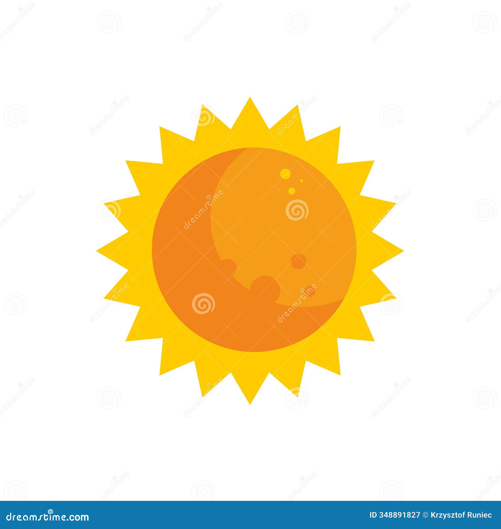 Sun, Sunshine - Vector Illustration Stock Vector - Illustration of ...