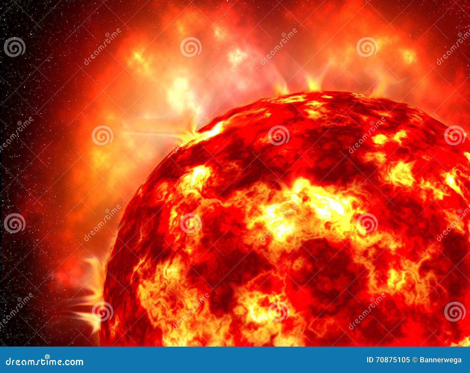 The sun, supernova stock illustration. Illustration of source - 70875105