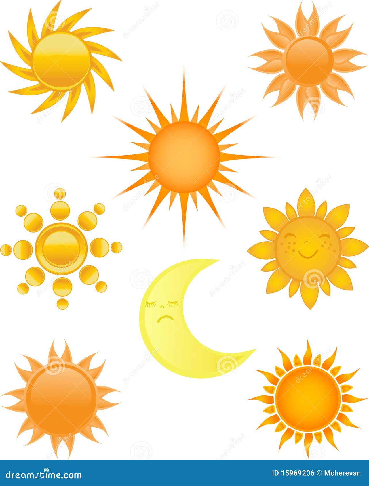 Sun symbol. stock illustration. Illustration of sunlight - 15969206