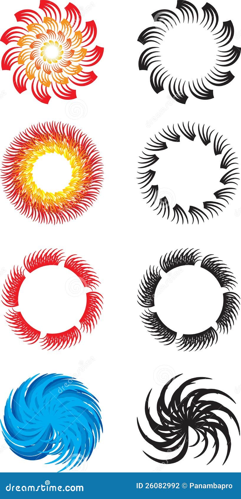 Sun symbols stock vector. Illustration of bright, star - 26082992