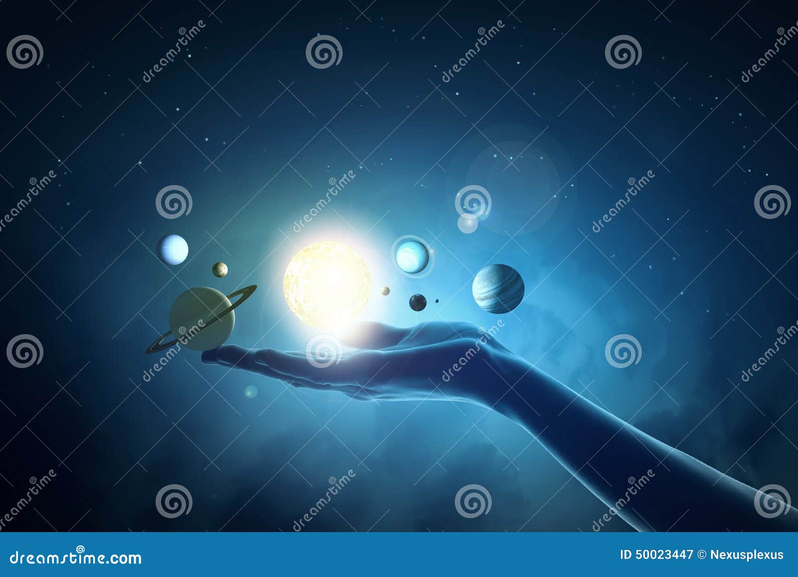 Sun system stock image. Image of universe, longitude - 50023447