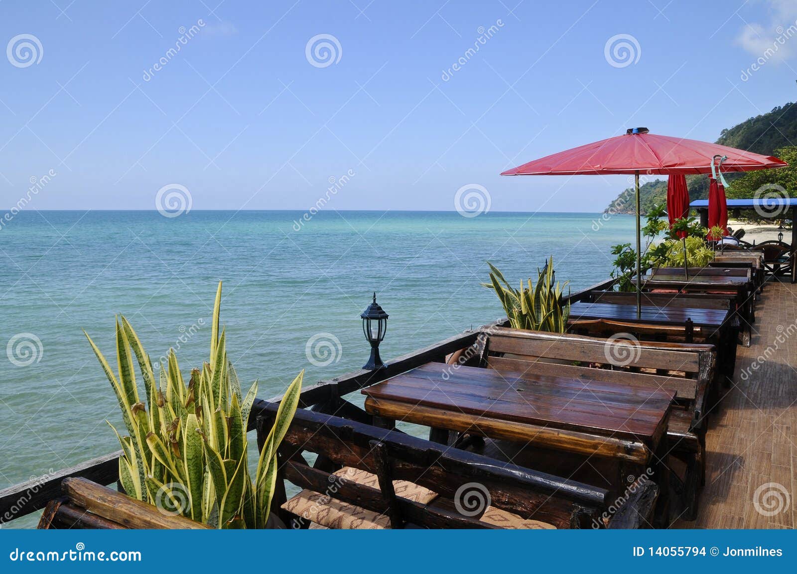 Sun terrace stock photo. Image of terrace, chair, tropical - 14055794
