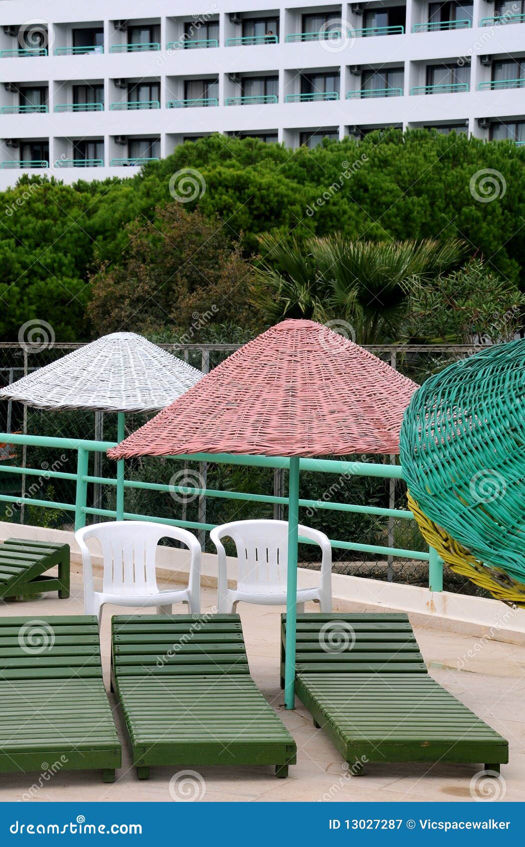 Sun Terrace and Hotel in Turkey Stock Image - Image of area, terrace ...