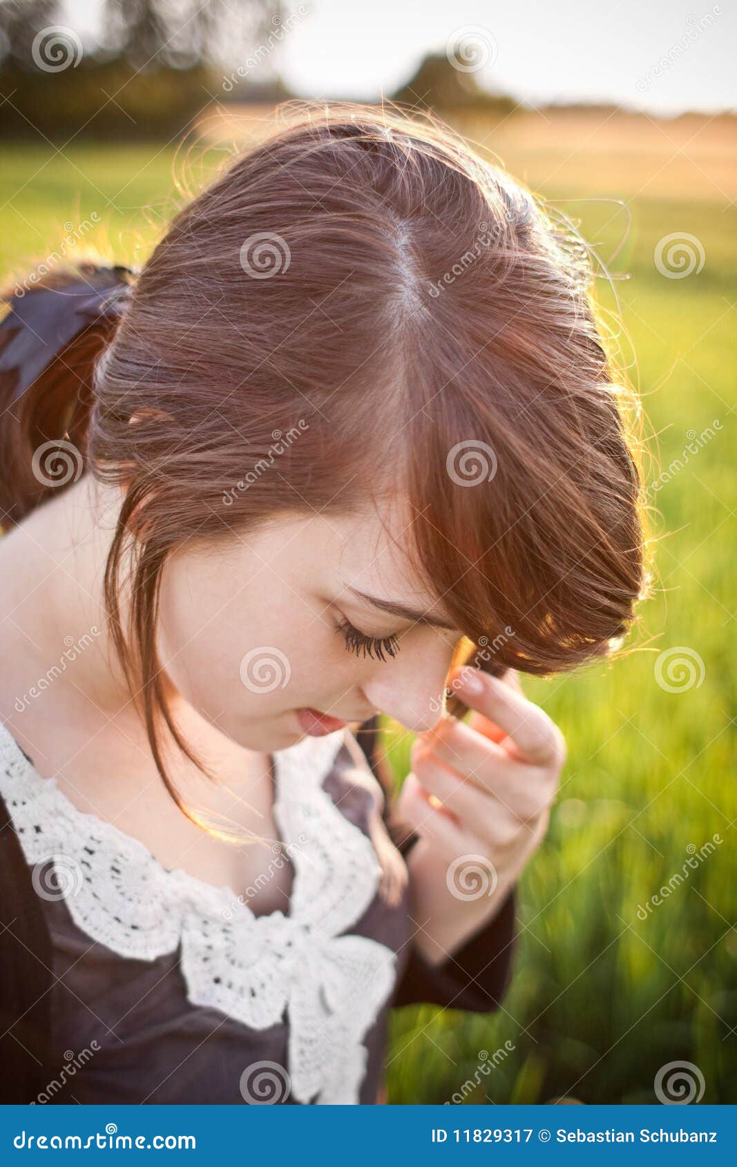 Sun is tickling stock image. Image of modelling, lady - 11829317