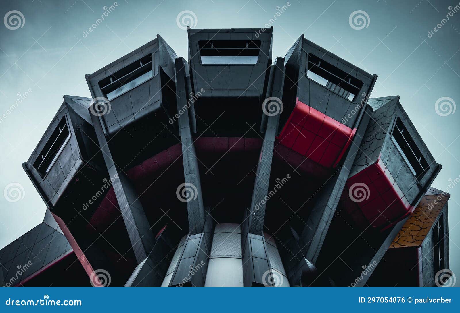 The Majestic Building Overlooking the Cityscape Stock Photo - Image of ...