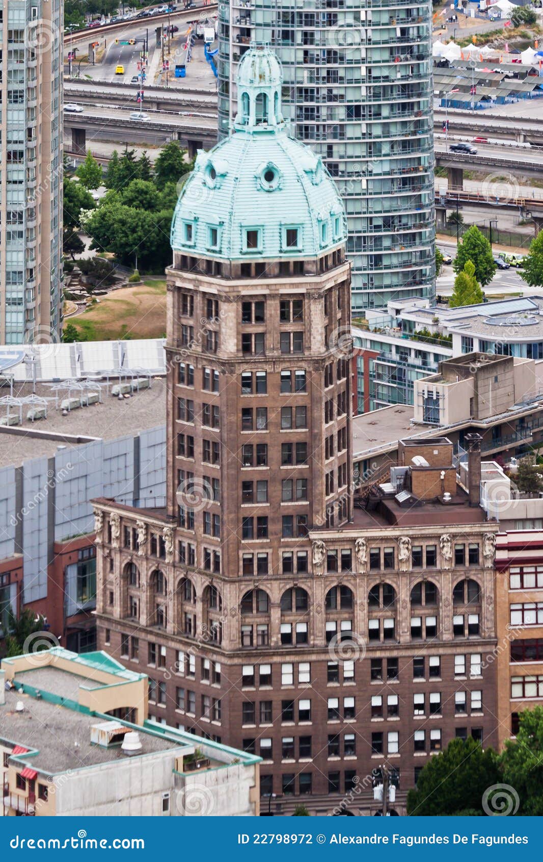 Sun Tower Vancouver Canada editorial photography. Image of british ...