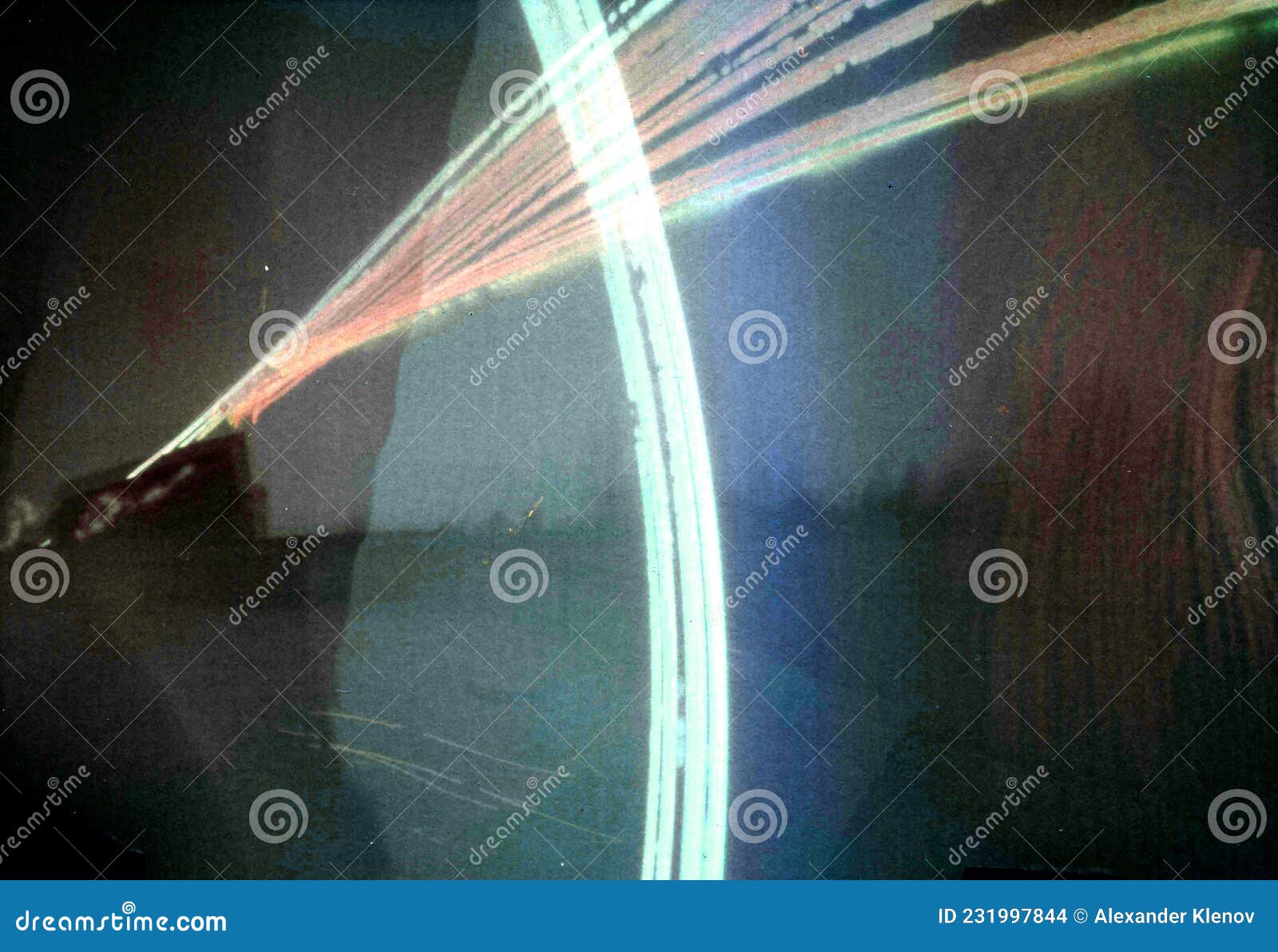 Sun Traces in the Sky for Half a Year Stock Photo - Image of house ...