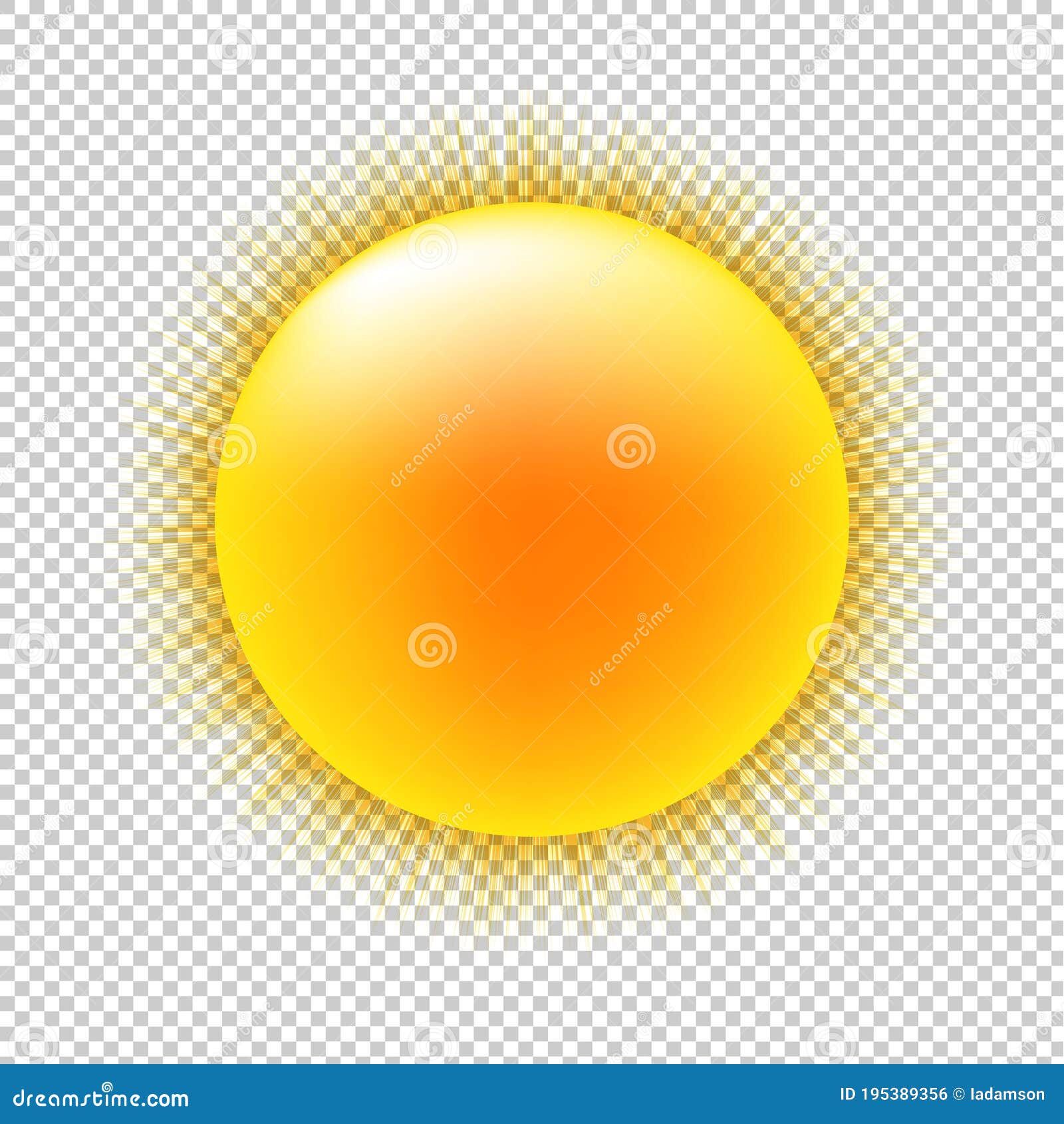 Sun with Transparent Background Stock Vector - Illustration of icon ...