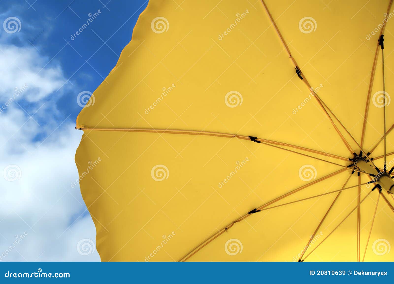 Sun umbrella stock image. Image of ocean, sunshine, summer - 20819639