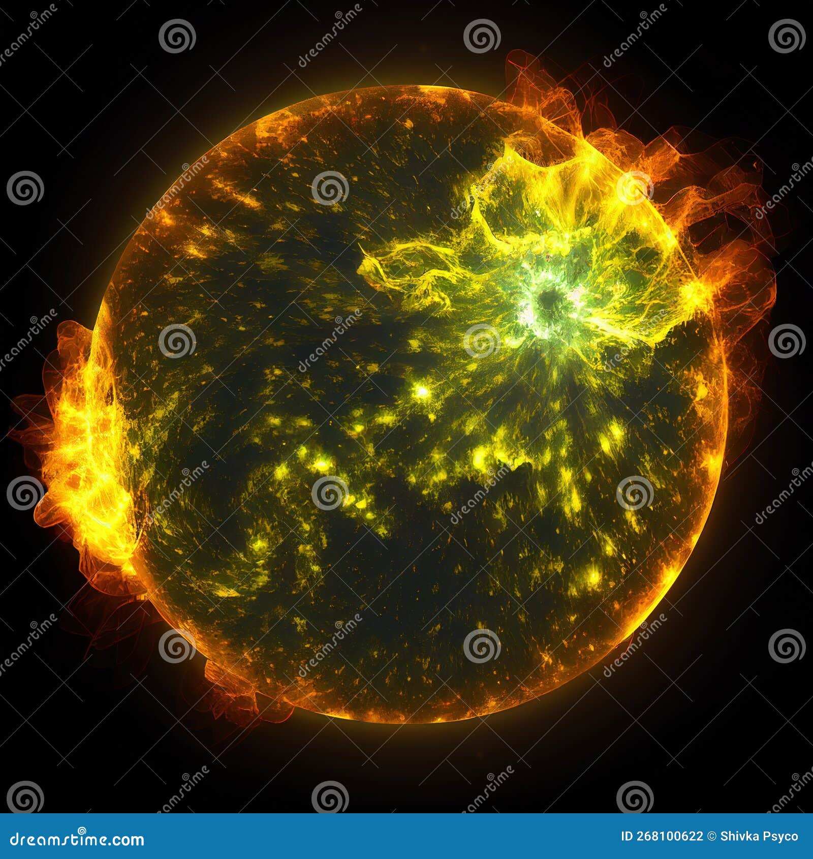 Sun in Universe Generative AI Stock Photo - Image of technology, milky ...