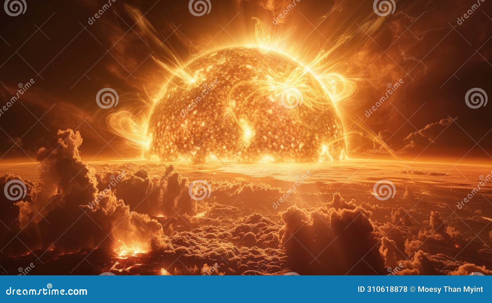 Sun Unleashing Solar Storm Sending Shockwaves Rippling through the ...