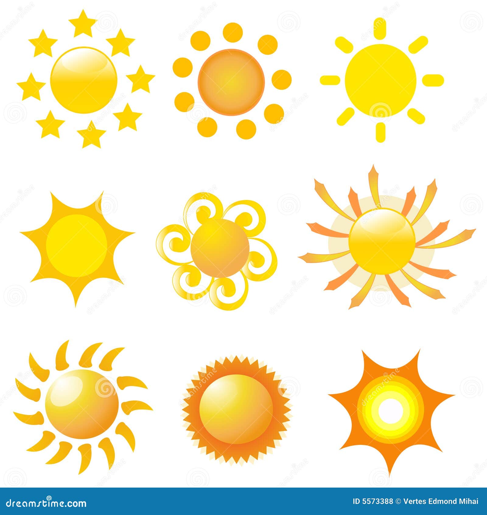 Sun vector illustration stock vector. Illustration of light - 5573388