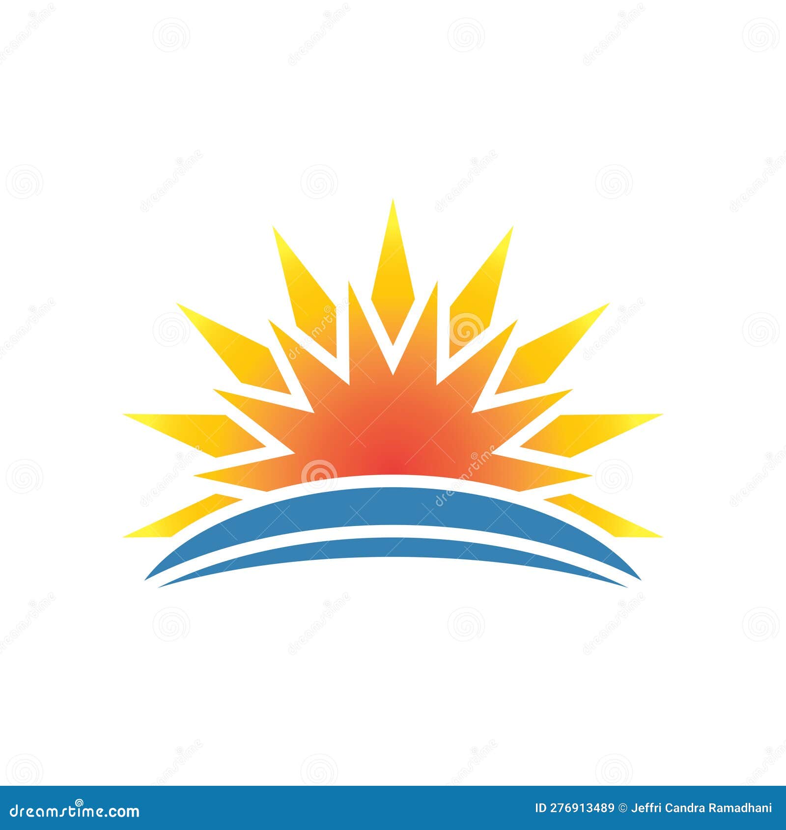 Sun Vector Illustration Icon Stock Vector - Illustration of bright ...