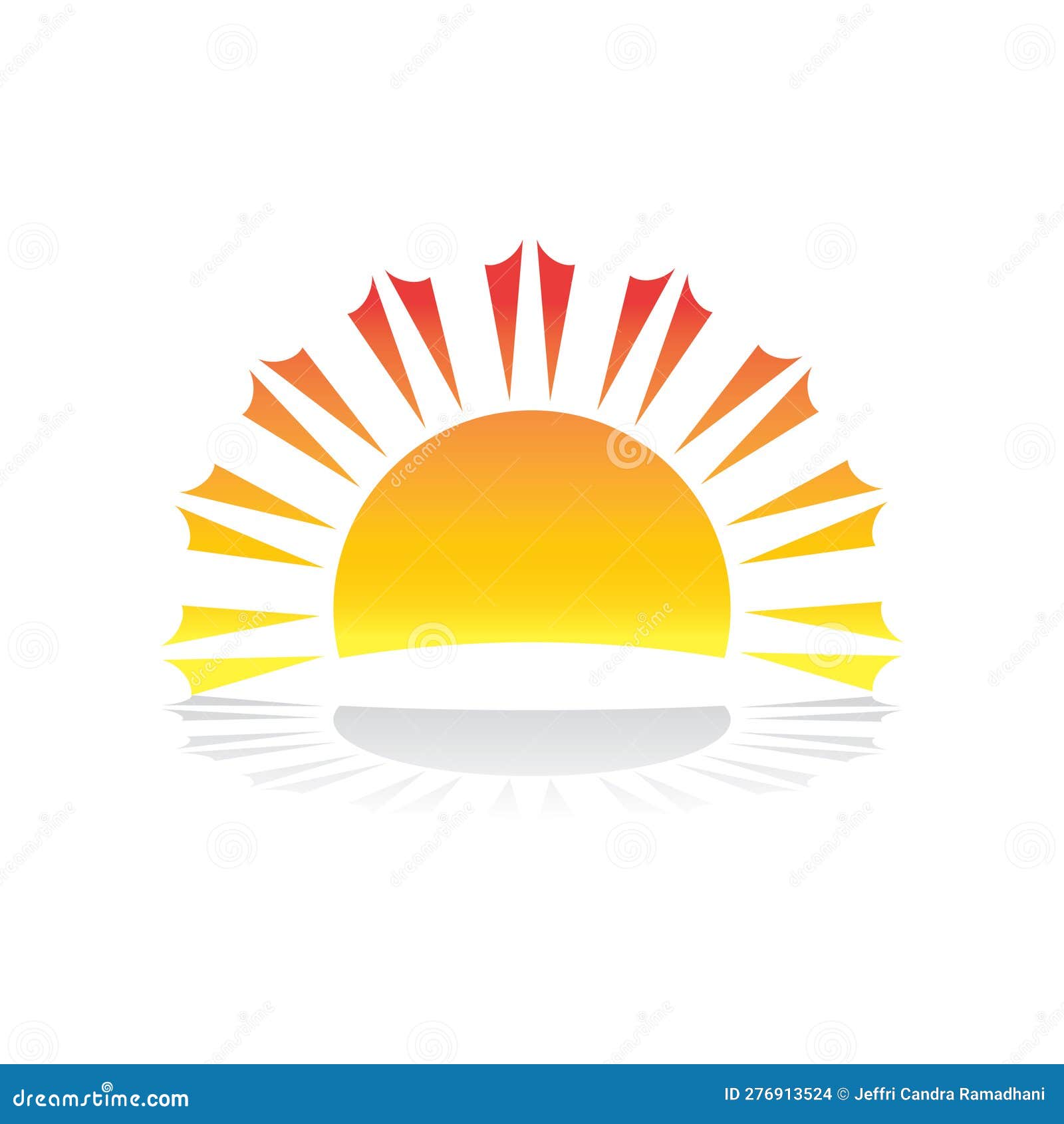Sun Vector Illustration Icon Stock Vector - Illustration of sunrise ...