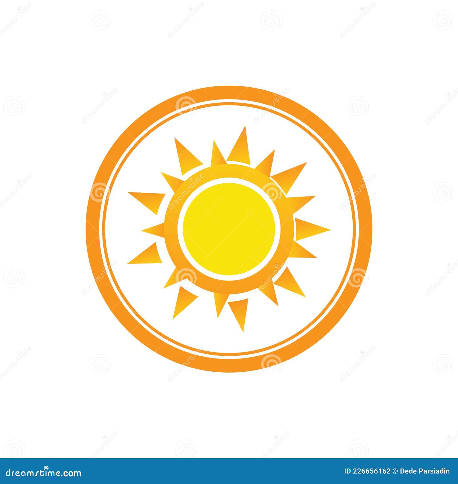 Sun Vector Illustration Icon Stock Illustration - Illustration of ...