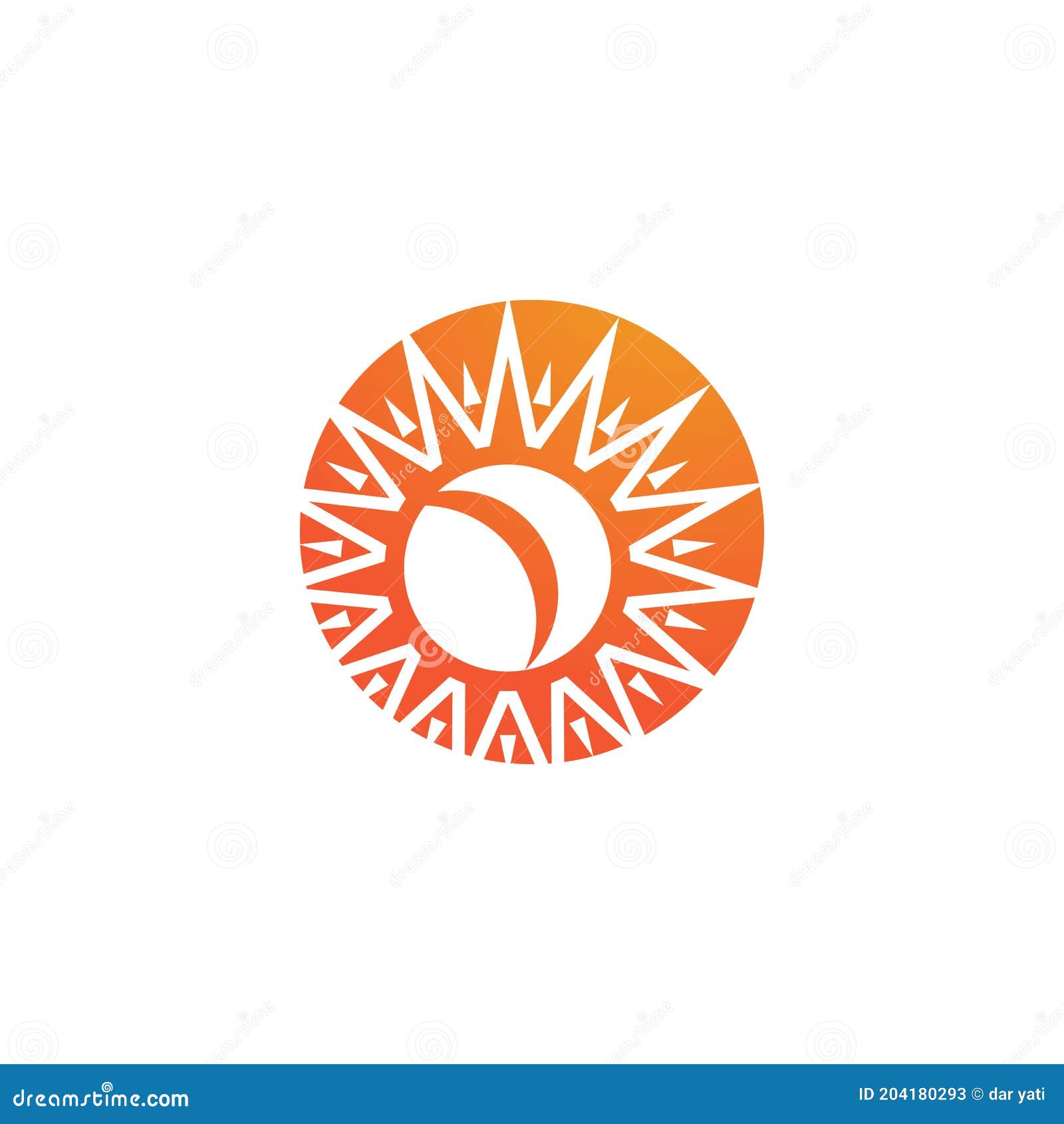 Sun Vector Illustration Icon Logo Template Design Stock Vector ...