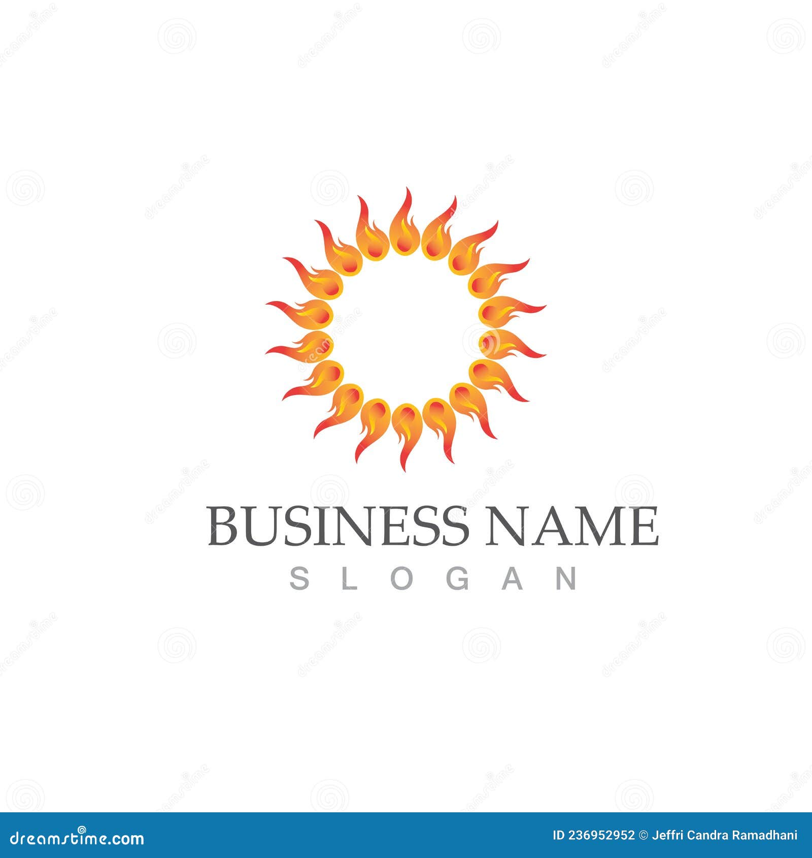 Sun Vector Illustration Icon Logo Stock Vector - Illustration of sunlight, horizon: 236952952