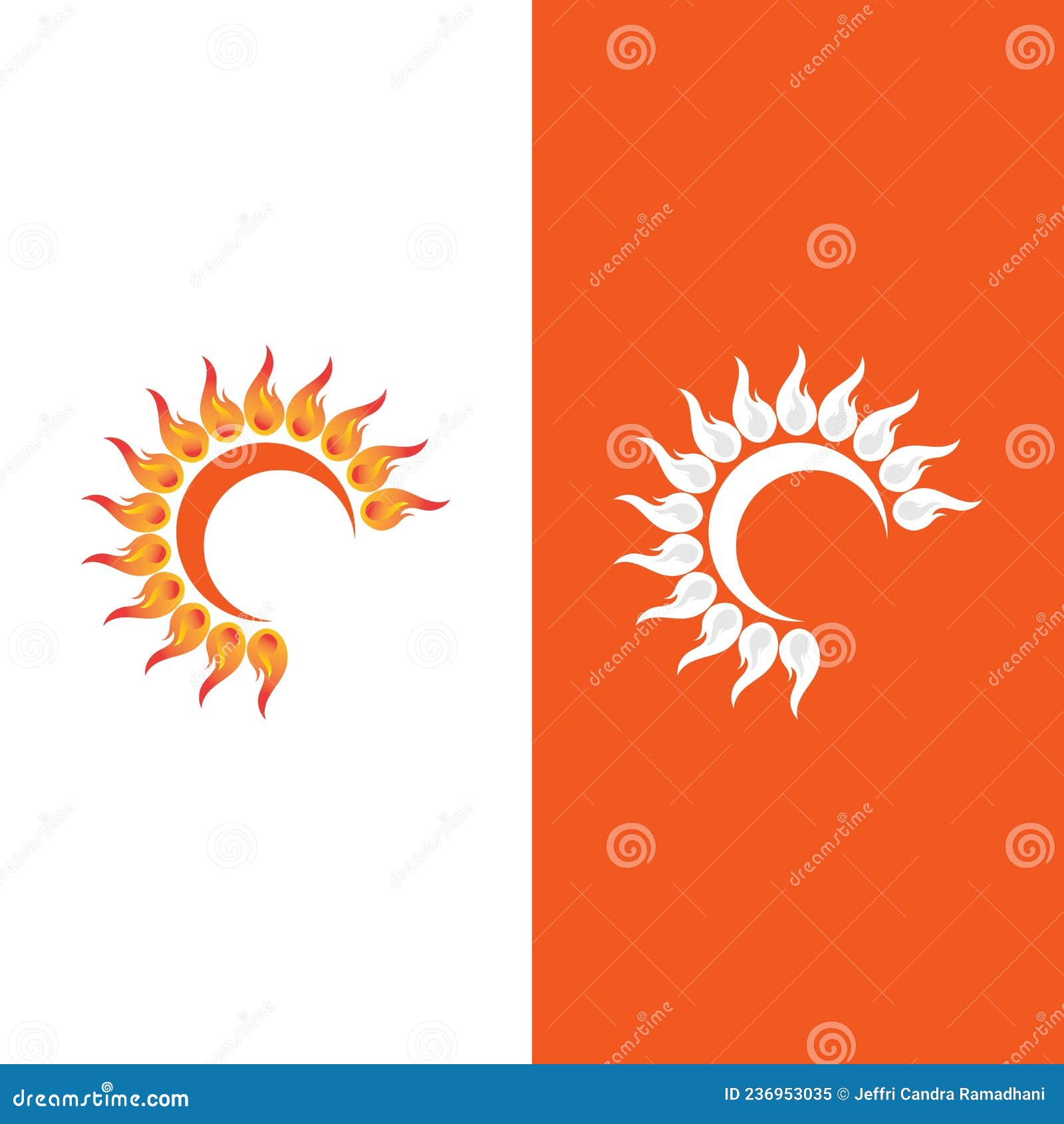 Sun Vector Illustration Icon Logo Stock Vector - Illustration of rise ...