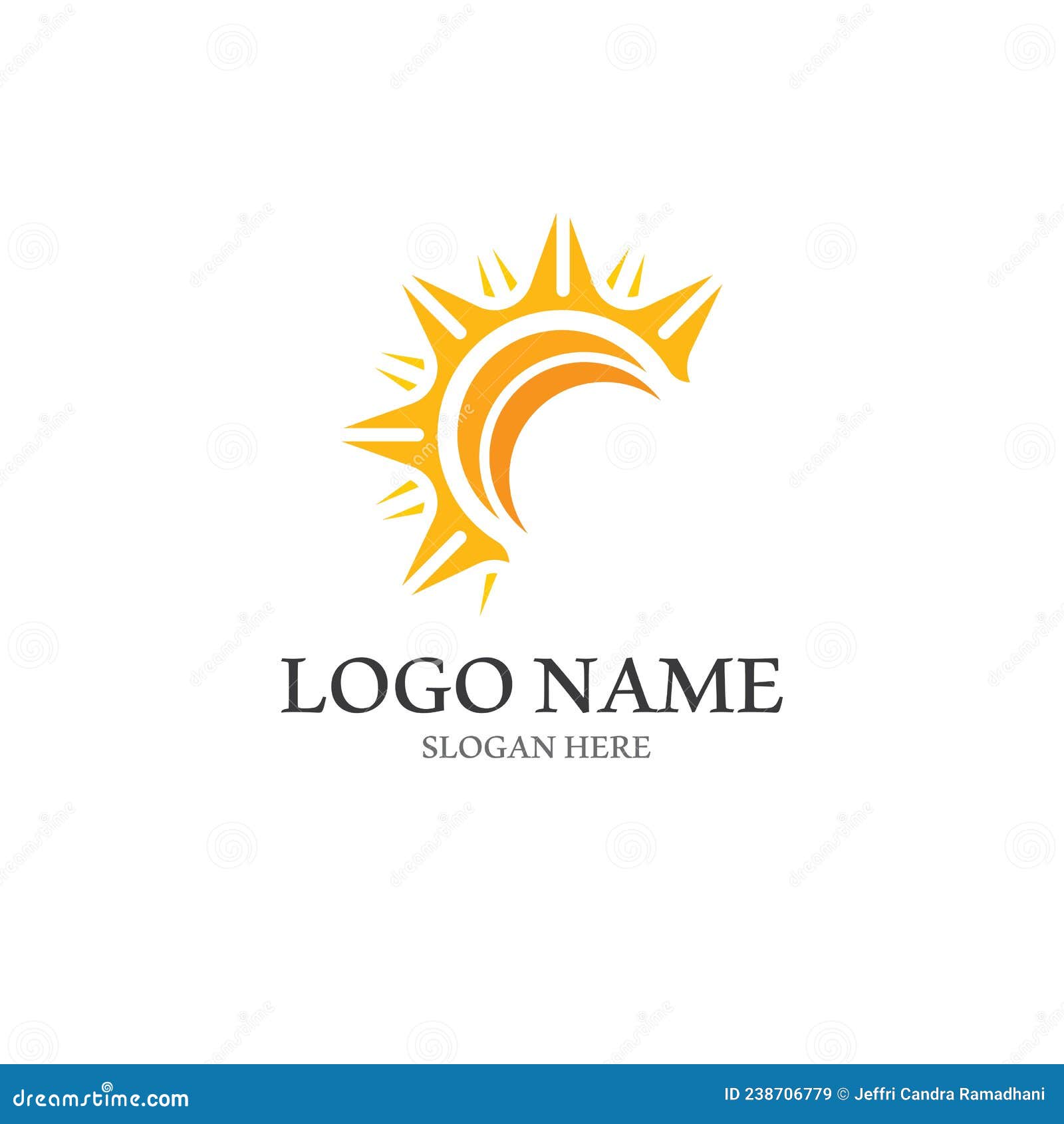 Sun Vector Illustration Icon Logo Stock Vector - Illustration of beauty ...