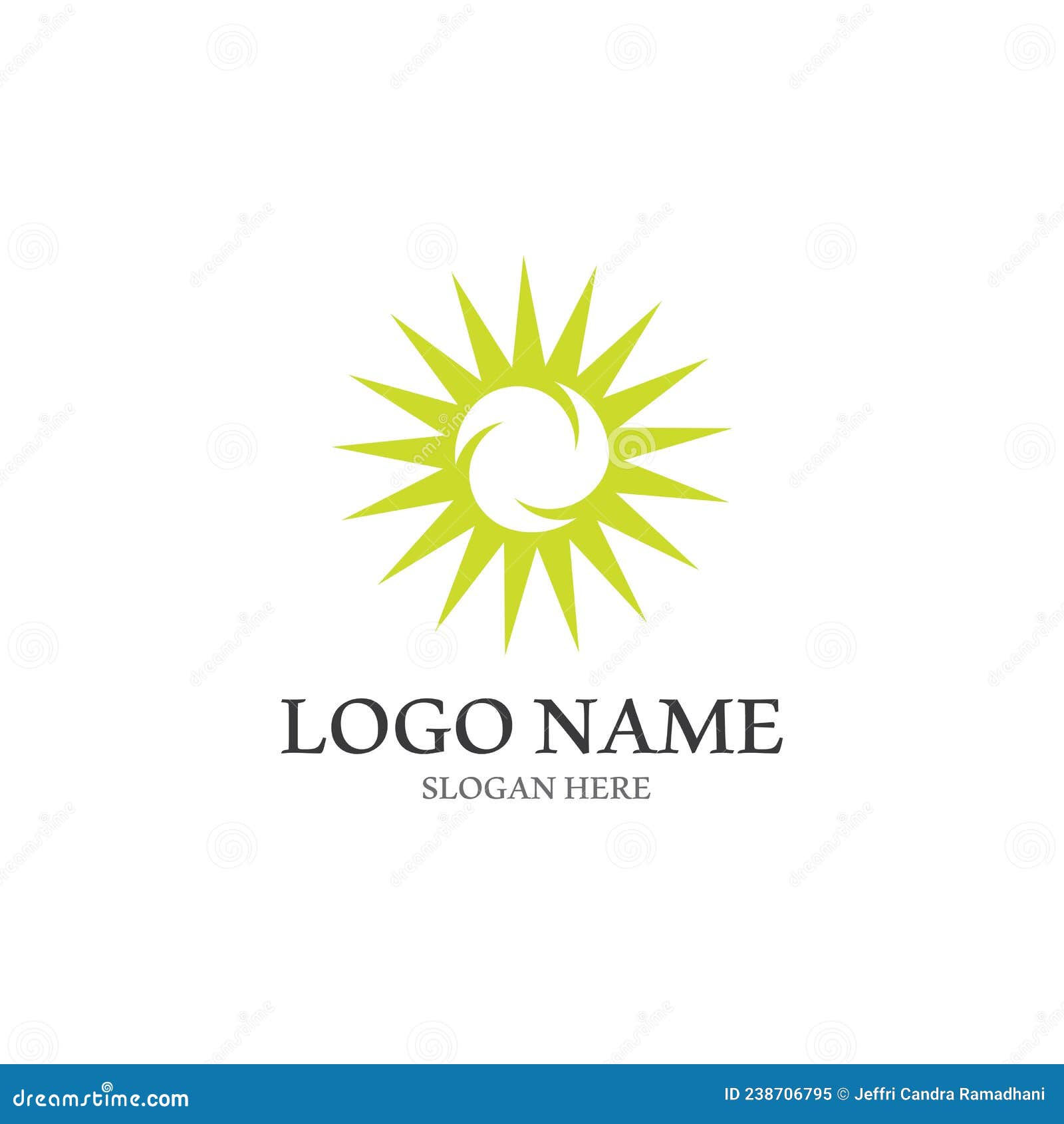Sun Vector Illustration Icon Logo Stock Vector - Illustration of ...