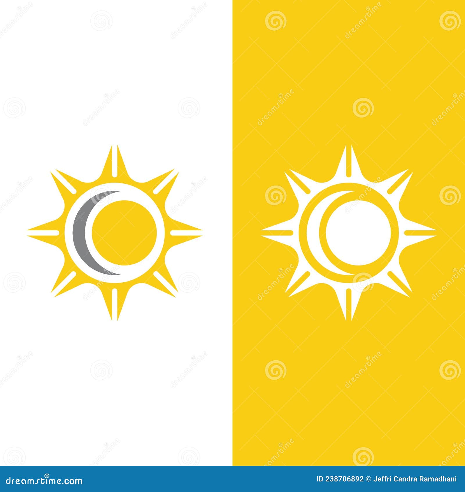 Sun Vector Illustration Icon Logo Stock Vector - Illustration of shiny ...