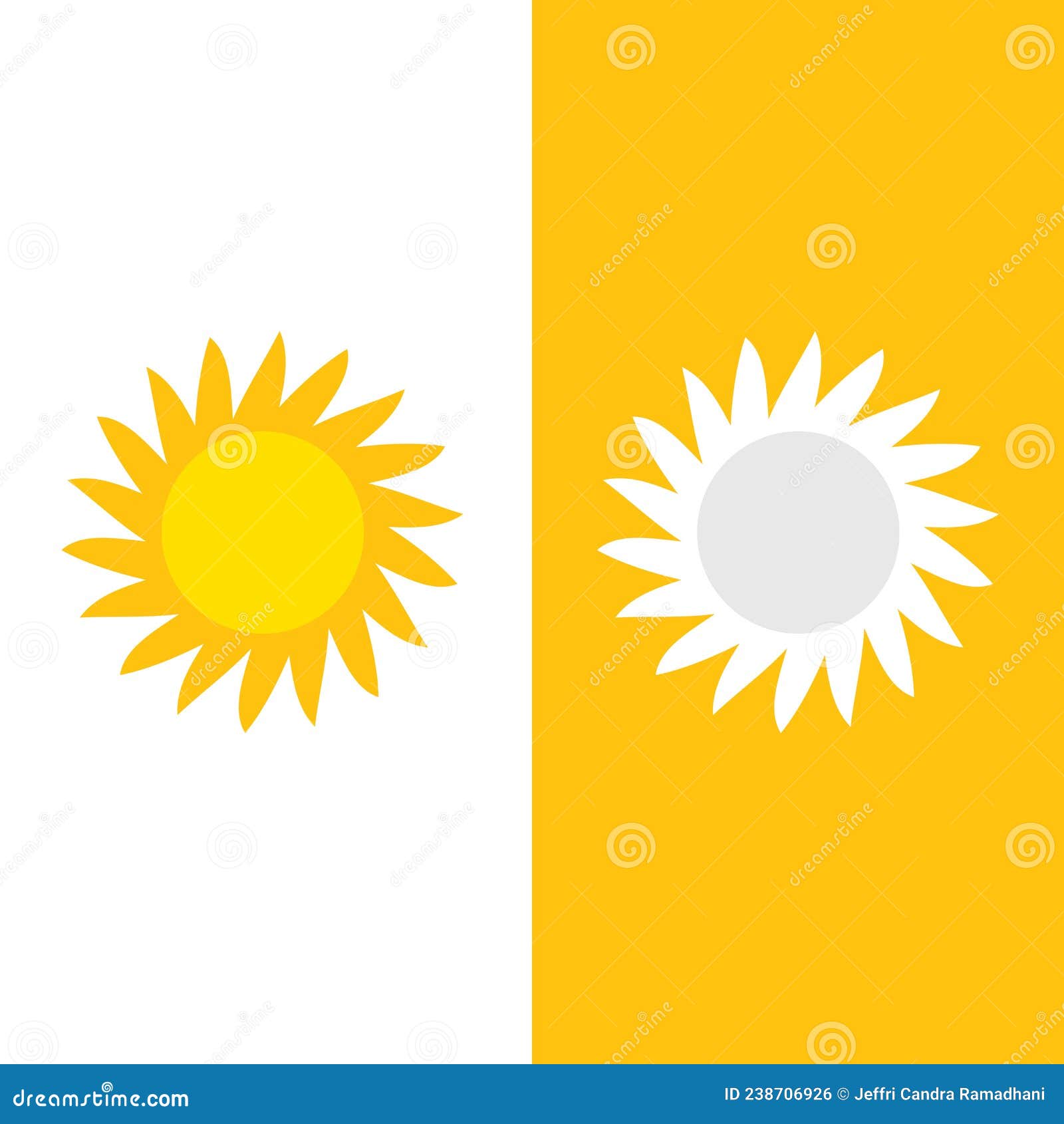 Sun Vector Illustration Icon Logo Stock Vector - Illustration of shine ...