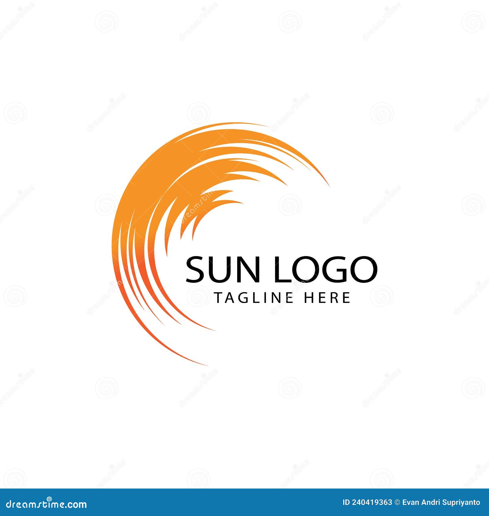 Sun Vector Illustration Icon Logo Template Design Stock Vector ...