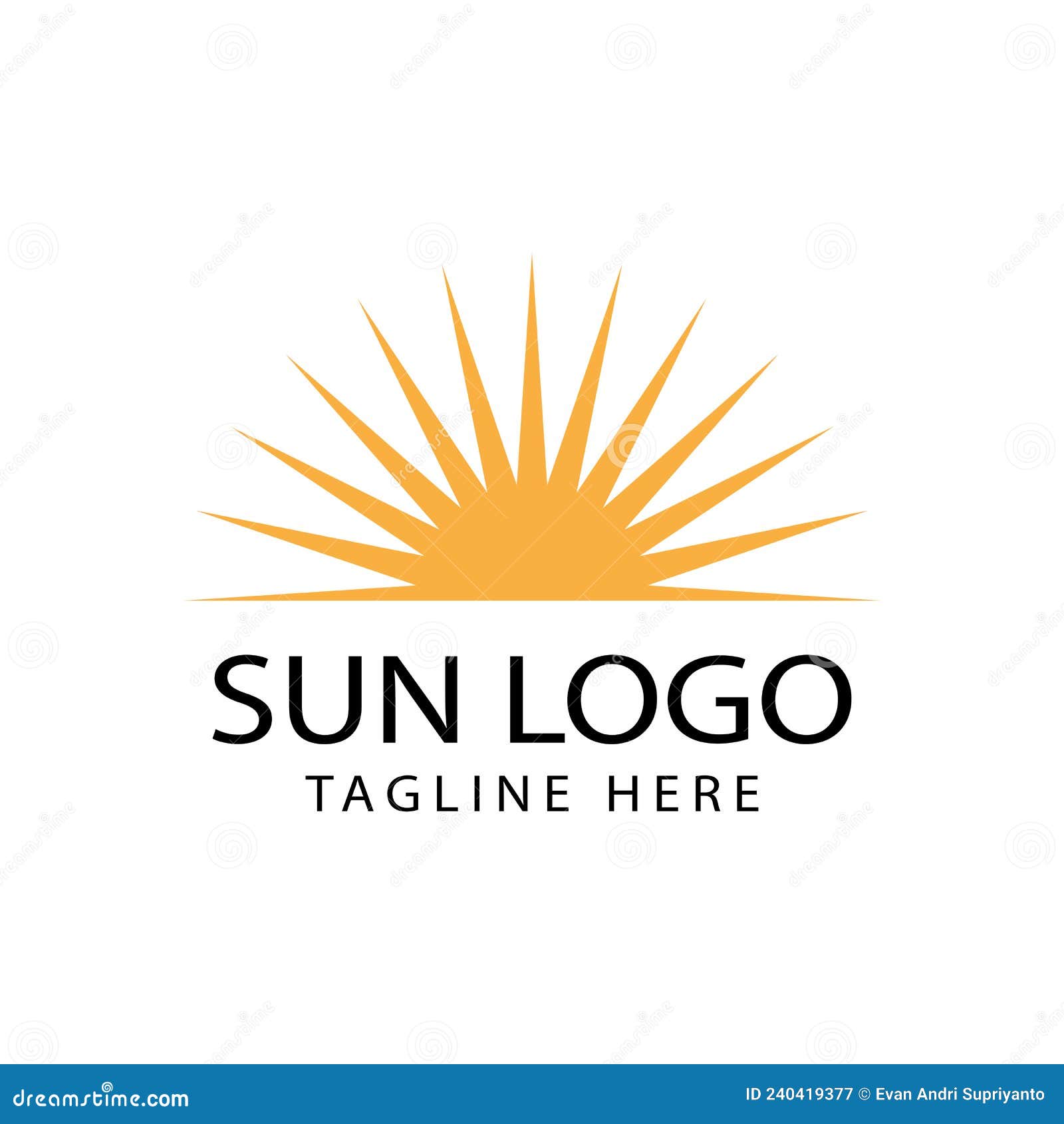 Sun Vector Illustration Icon Logo Template Design Stock Vector ...