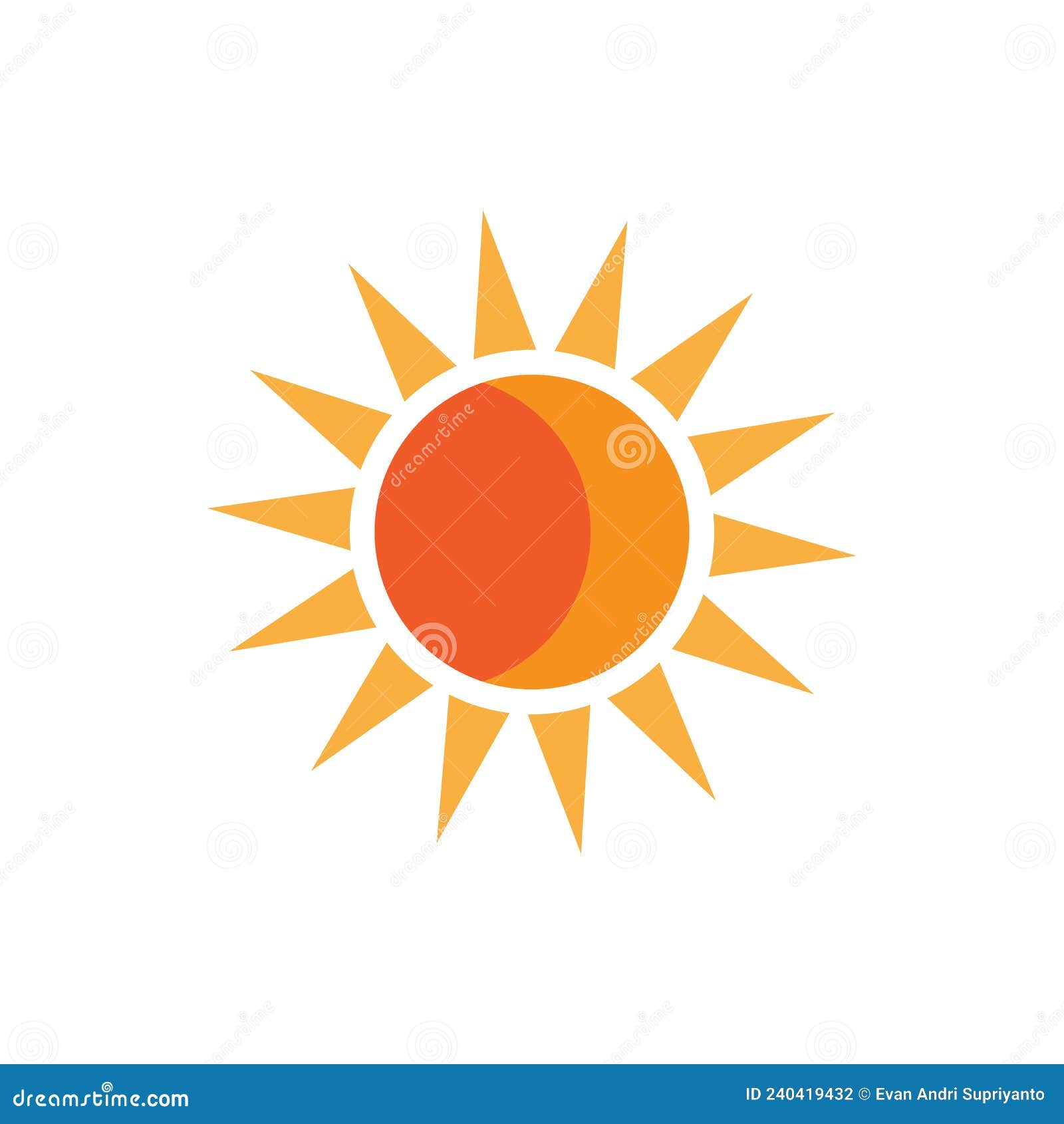 Sun Vector Illustration Icon Logo Template Design Stock Vector ...