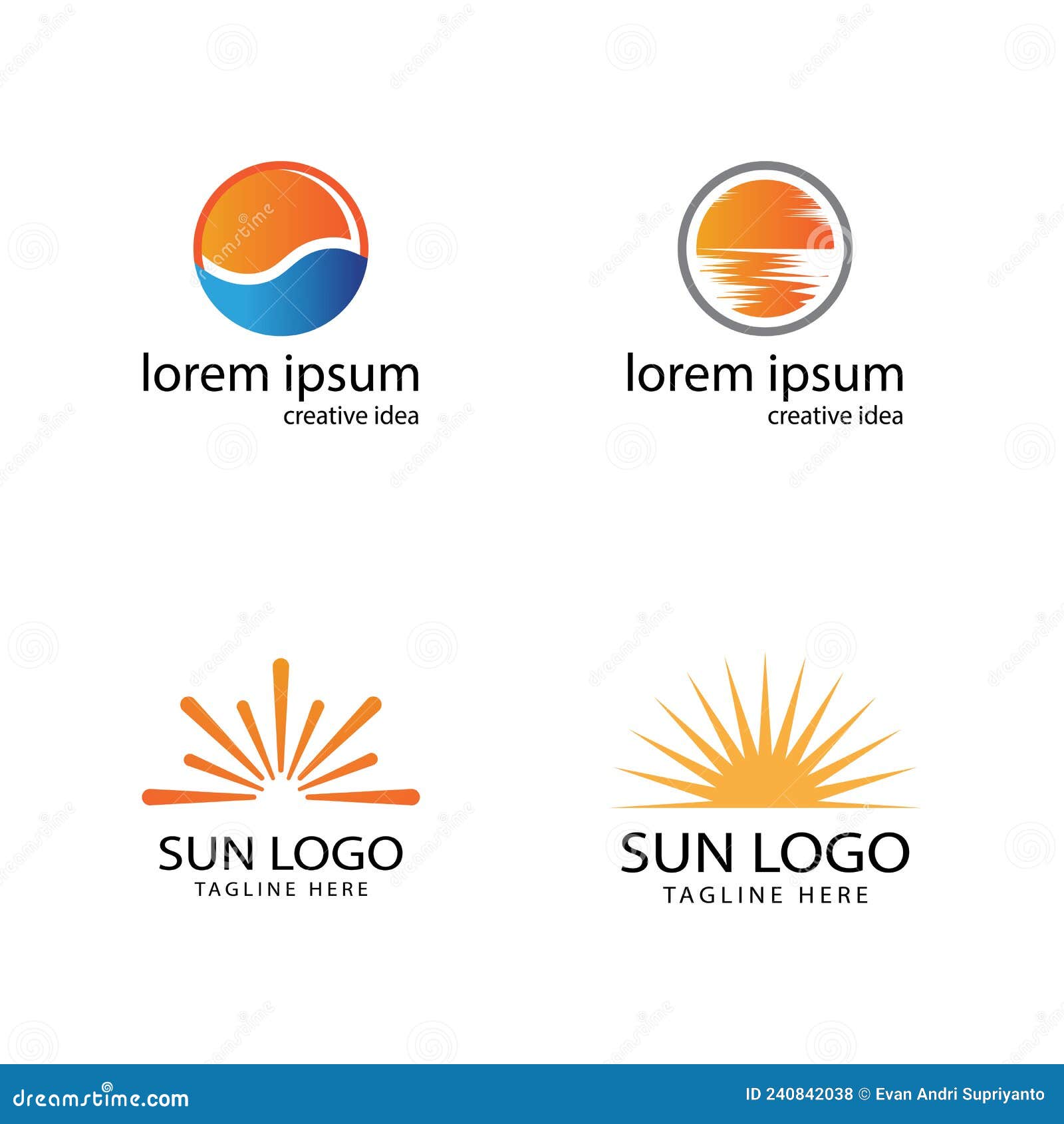 Sun Vector Illustration Icon Logo Template Design Stock Vector - Illustration of sunrise, bright ...