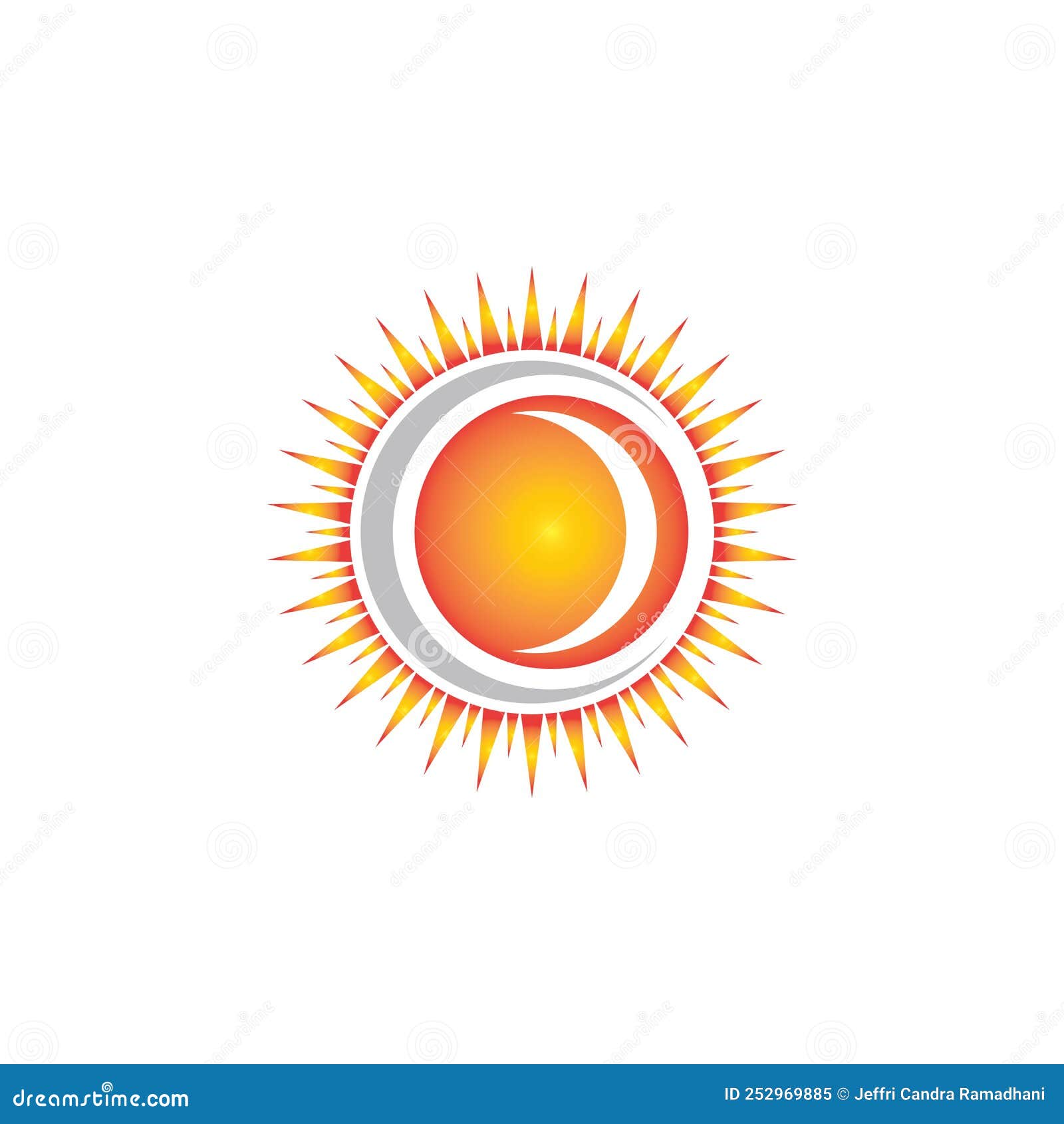 Sun Vector Illustration Icon Template Stock Vector - Illustration of ...