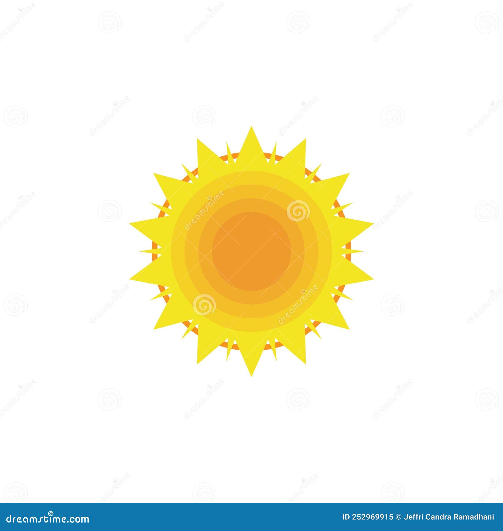 Sun Vector Illustration Icon Template Stock Vector - Illustration of ...