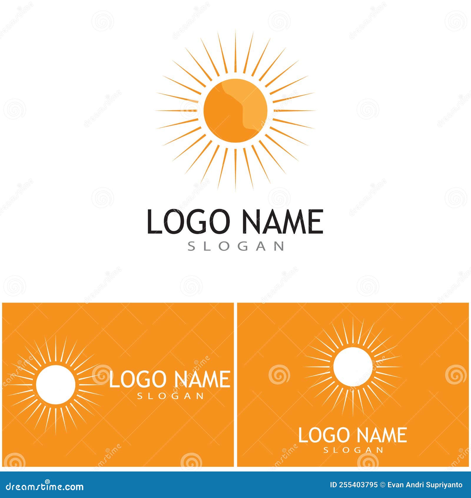 Sun Vector Illustration Icon Logo Template Design Stock Vector ...