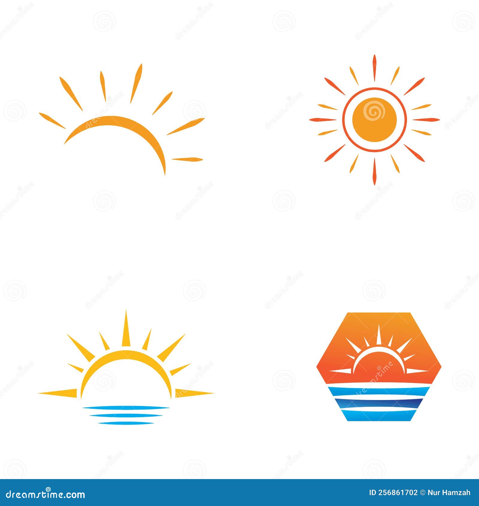 Sun Vector Illustration Icon Stock Vector - Illustration of abstract ...