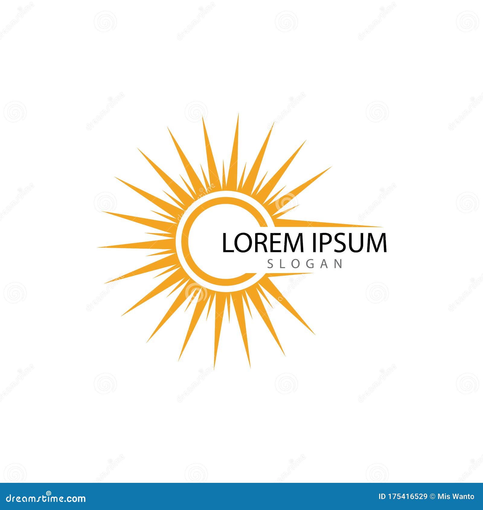 Sun Vector Illustration Icon Logo Template Design Stock Vector ...