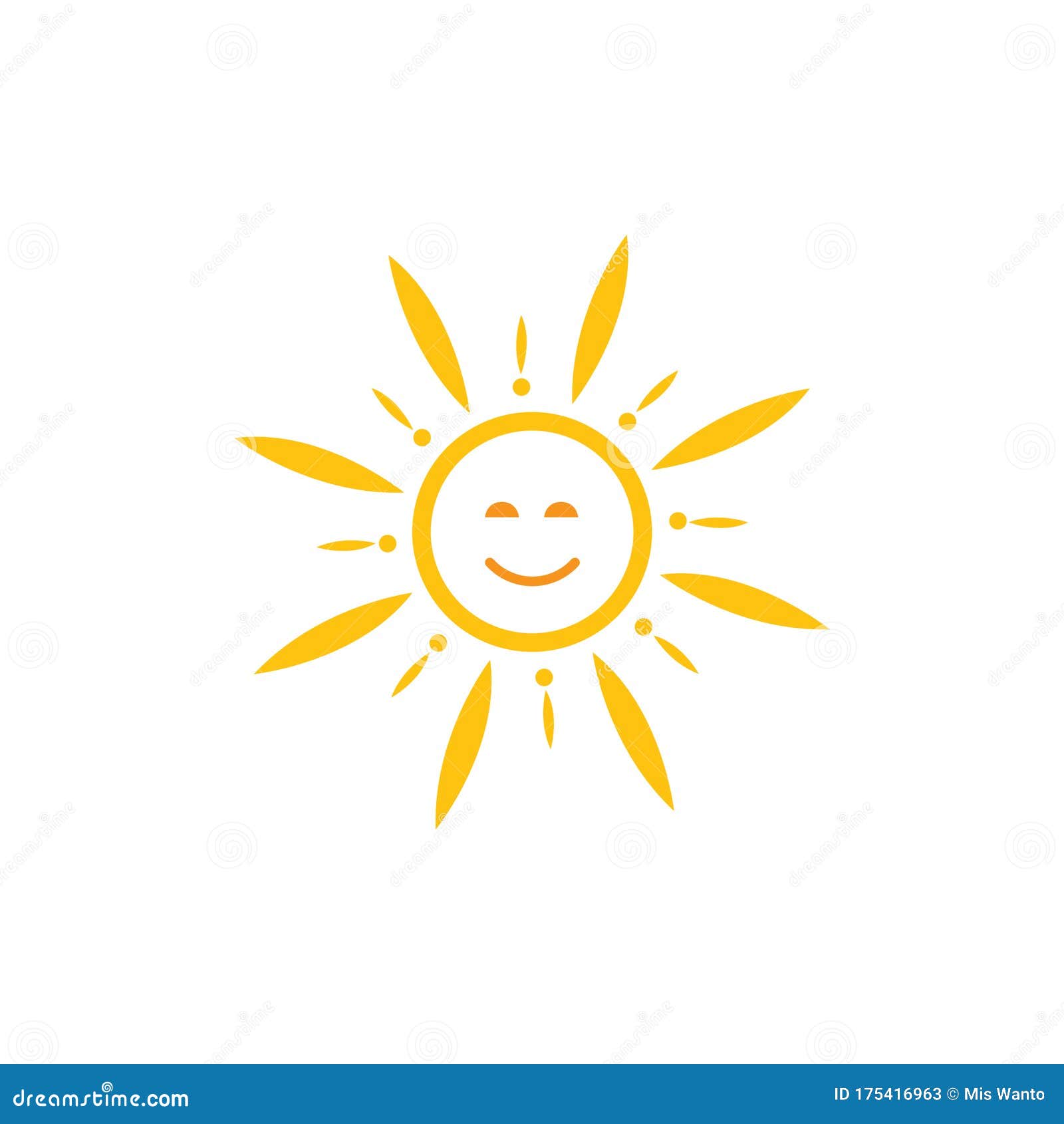 Sun Vector Illustration Icon Logo Template Design Stock Illustration ...