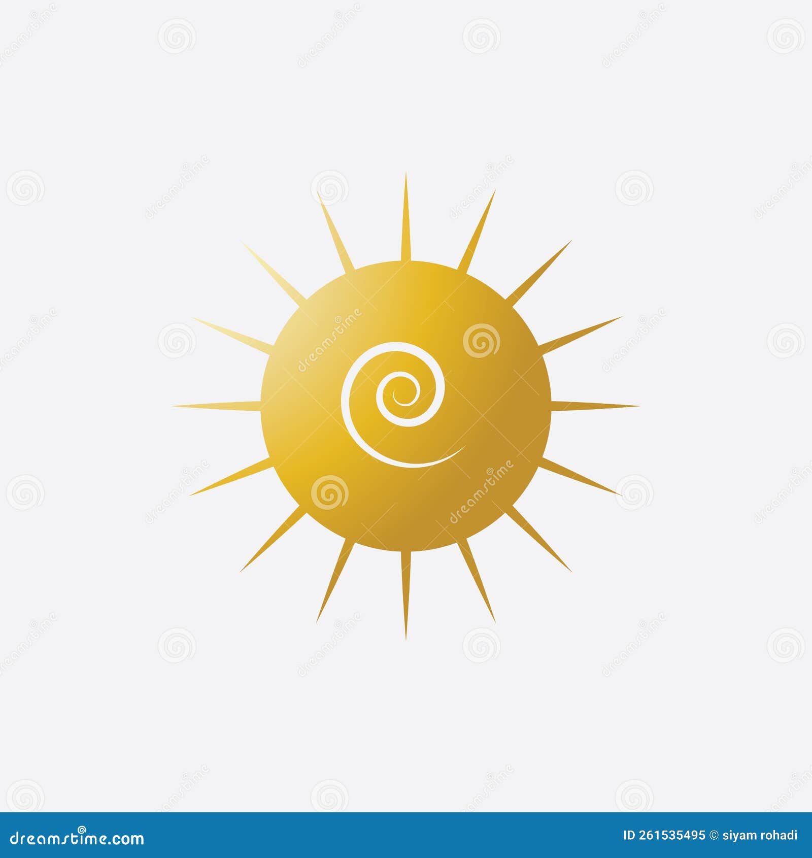 Sun Vector Illustration Icon Stock Vector - Illustration of symbol ...