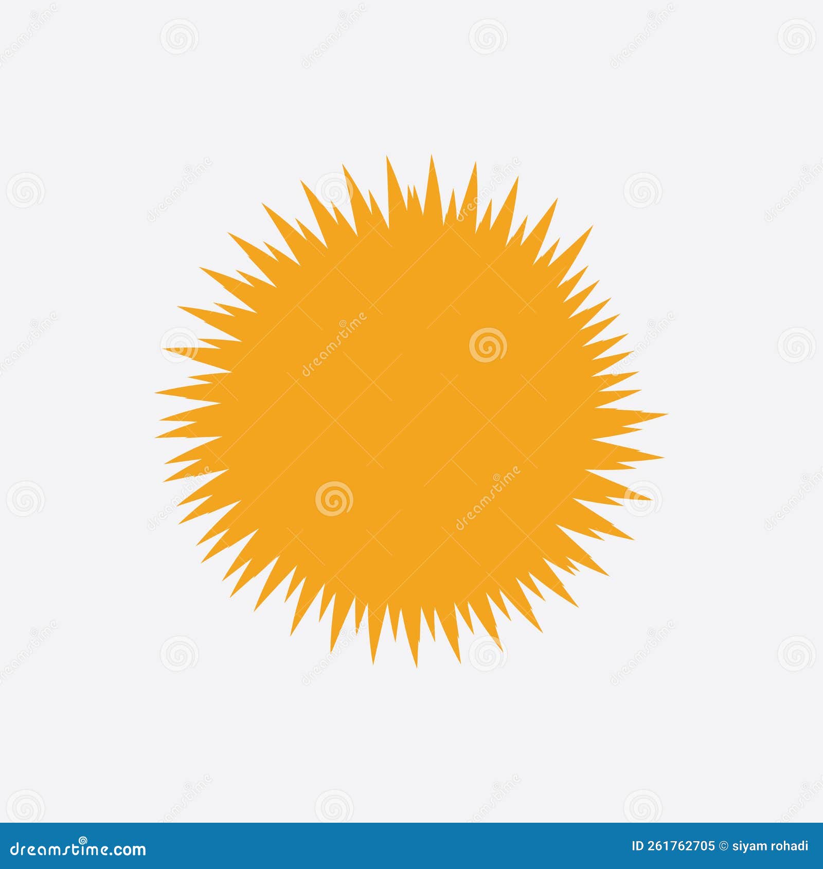 Sun Vector Illustration Icon Stock Vector - Illustration of spring ...