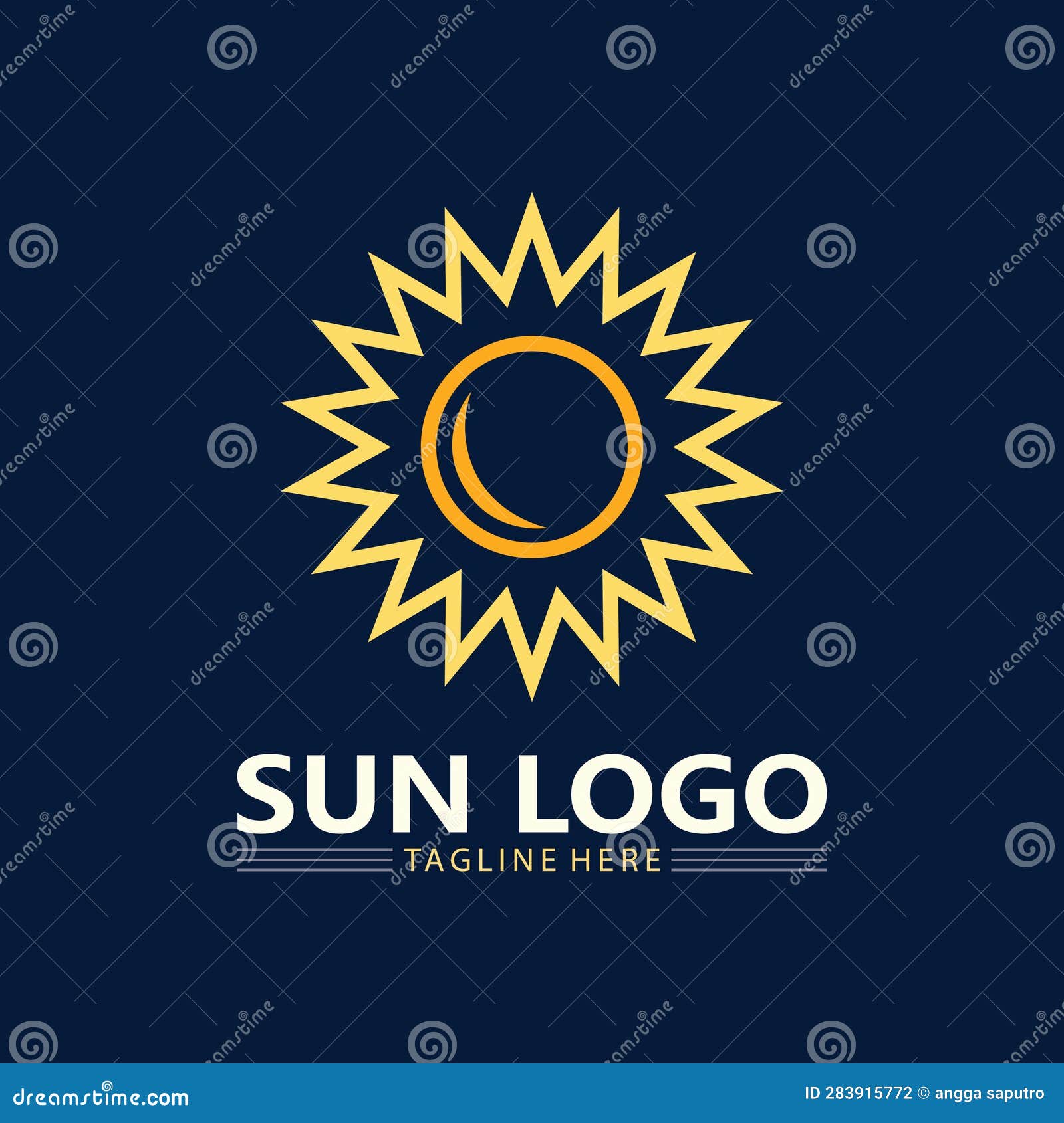Sun Vector Illustration Icon Stock Illustration - Illustration of ...