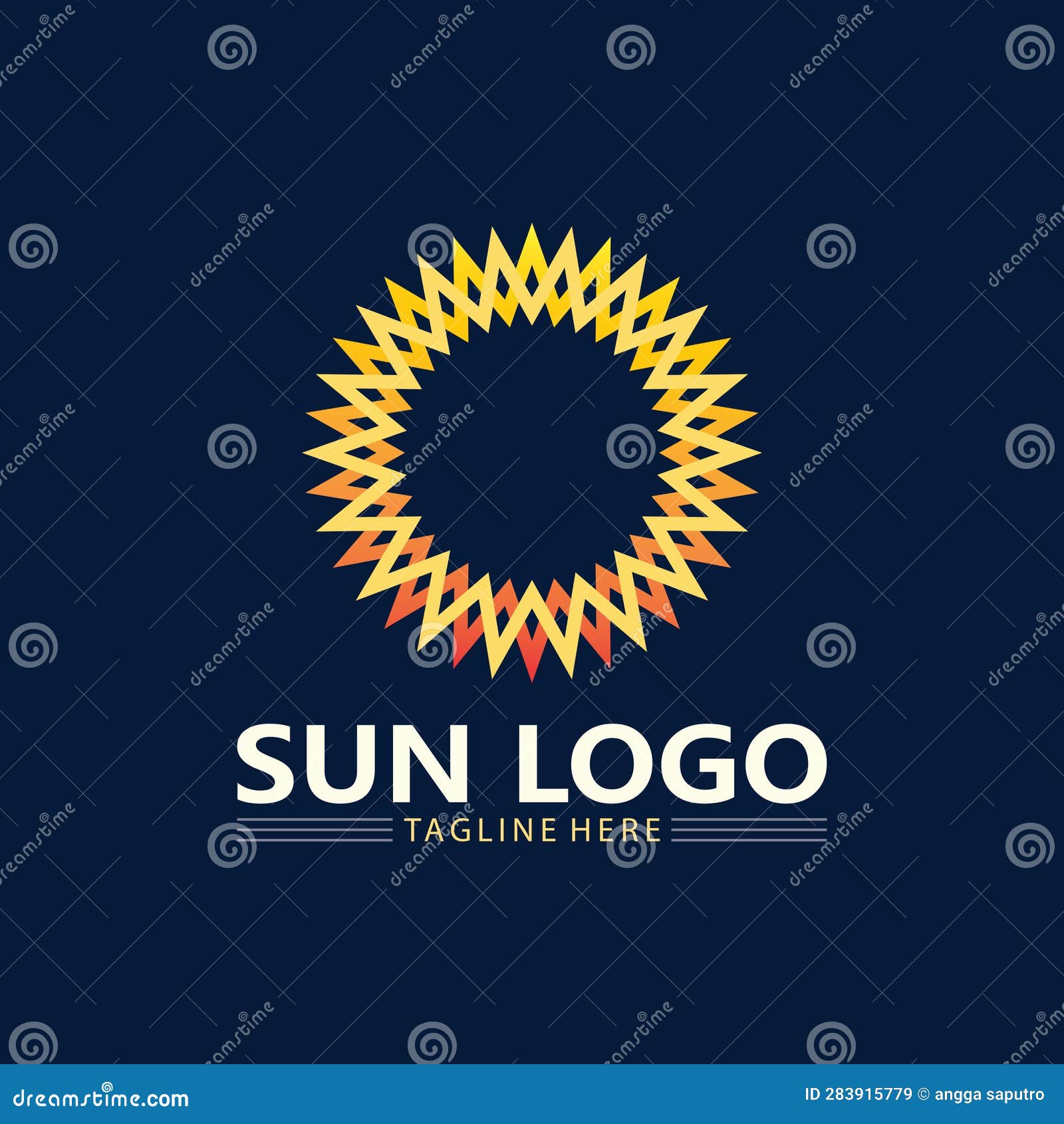 Sun Vector Illustration Icon Stock Illustration - Illustration of icon ...