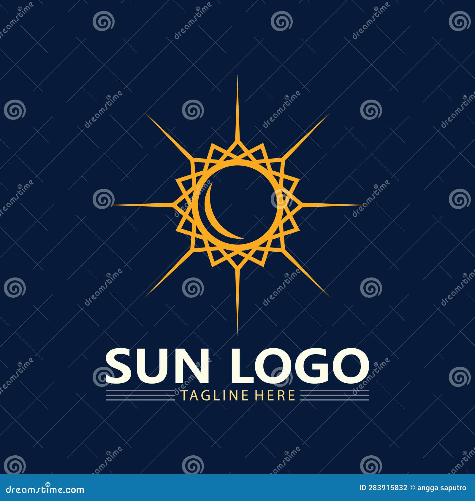 Sun Vector Illustration Icon Stock Illustration - Illustration of ...