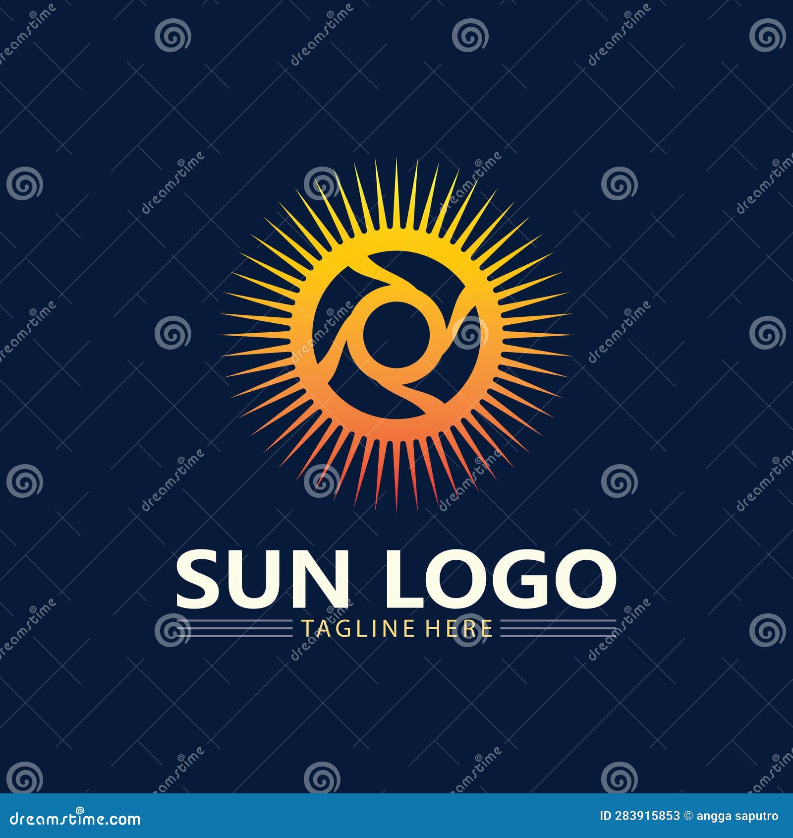 Sun Vector Illustration Icon Stock Illustration - Illustration of ...