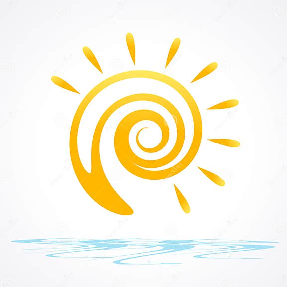 Sun vector stock vector. Illustration of isolated, morning - 42541415