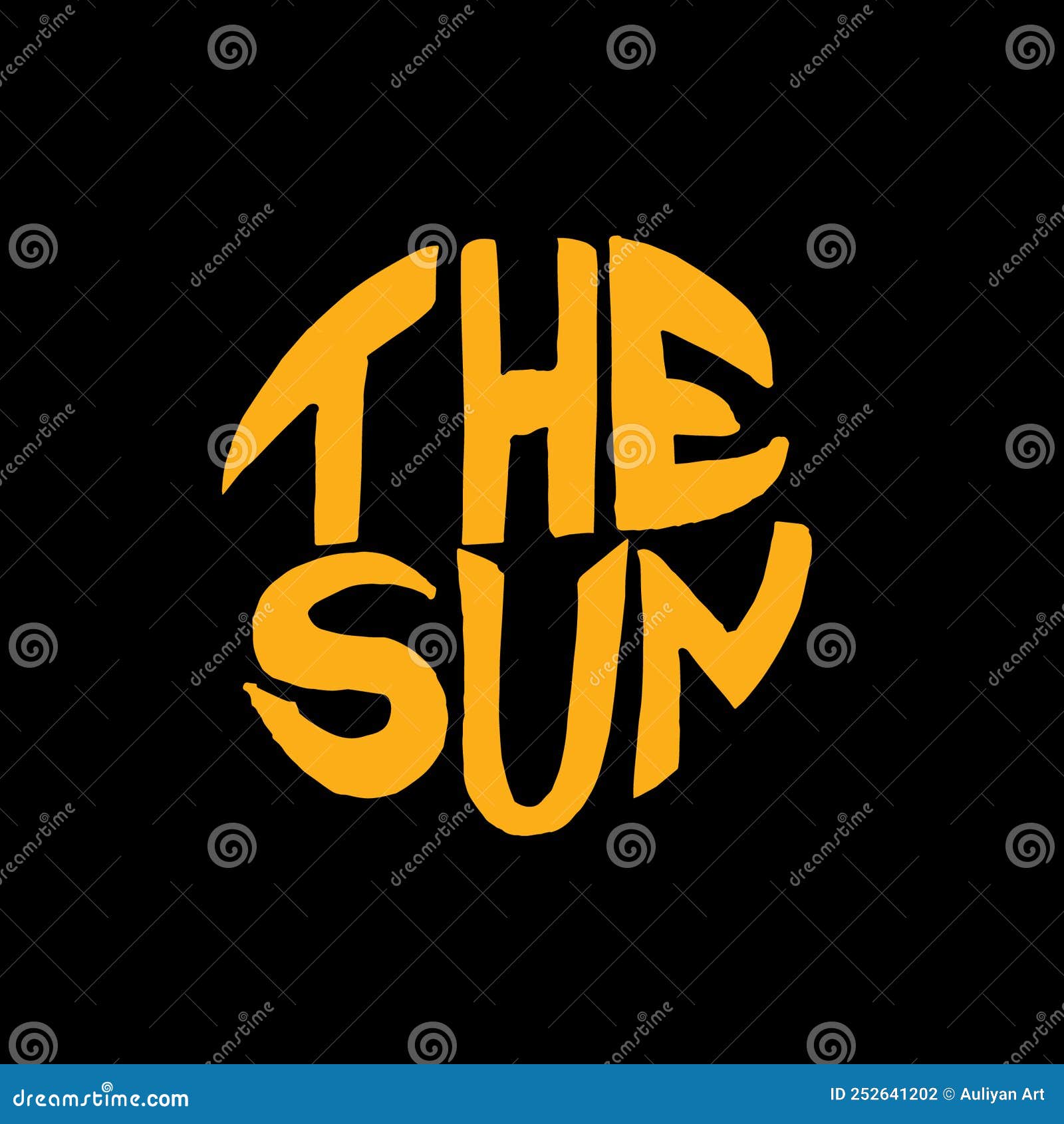The Sun Vector. Illustration Vector of Sun Text. Summer T-shirt Design ...