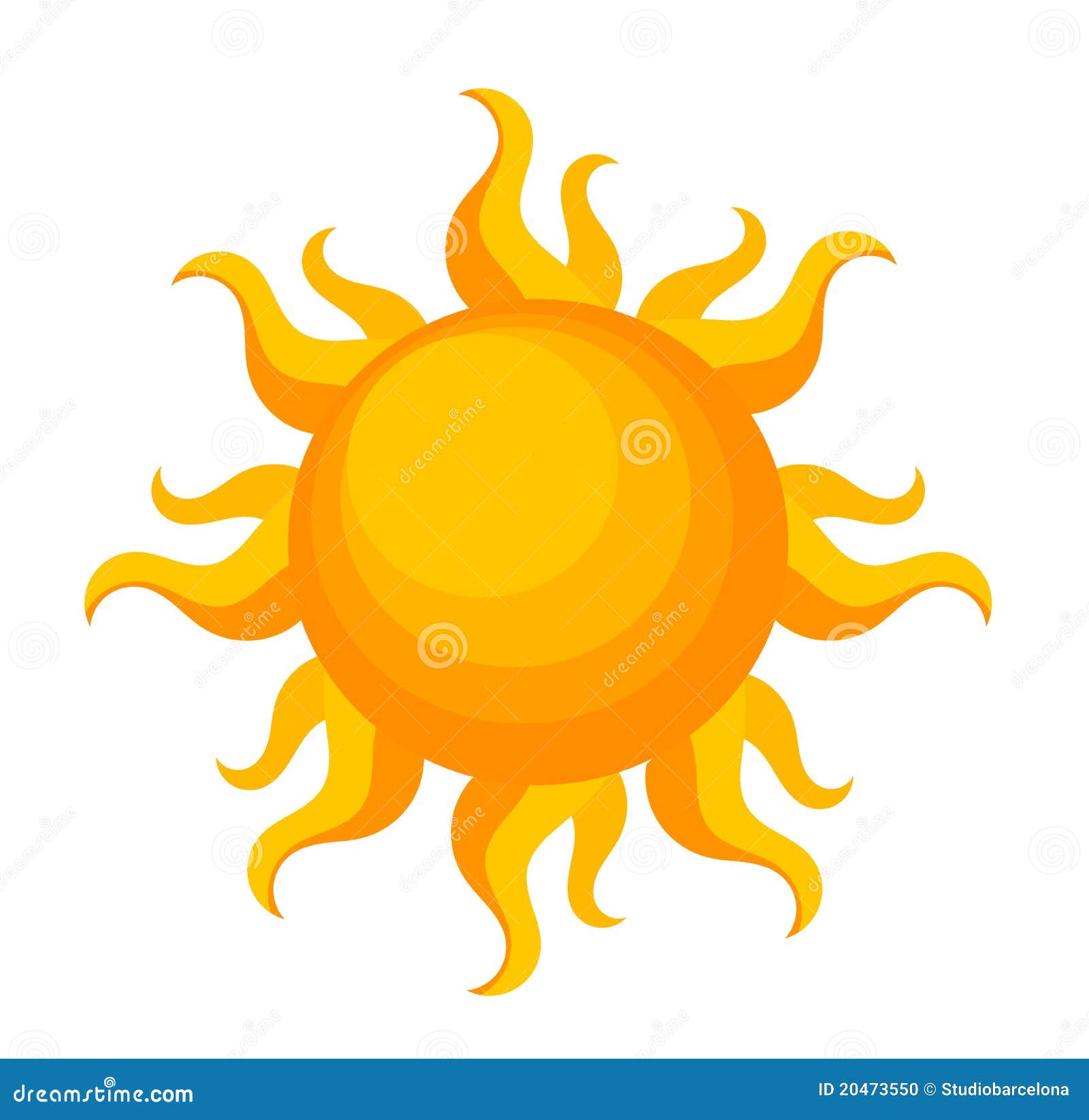 Sun-Vektor vektor abbildung. Illustration von kreativ - 20473550