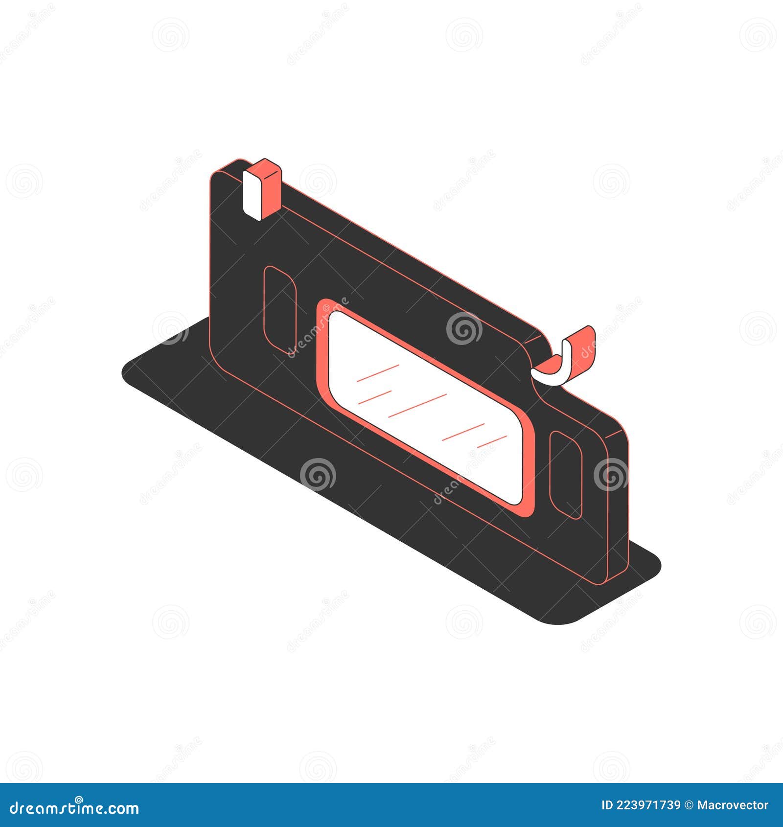 Sun Visor Icon stock vector. Illustration of personal - 223971739