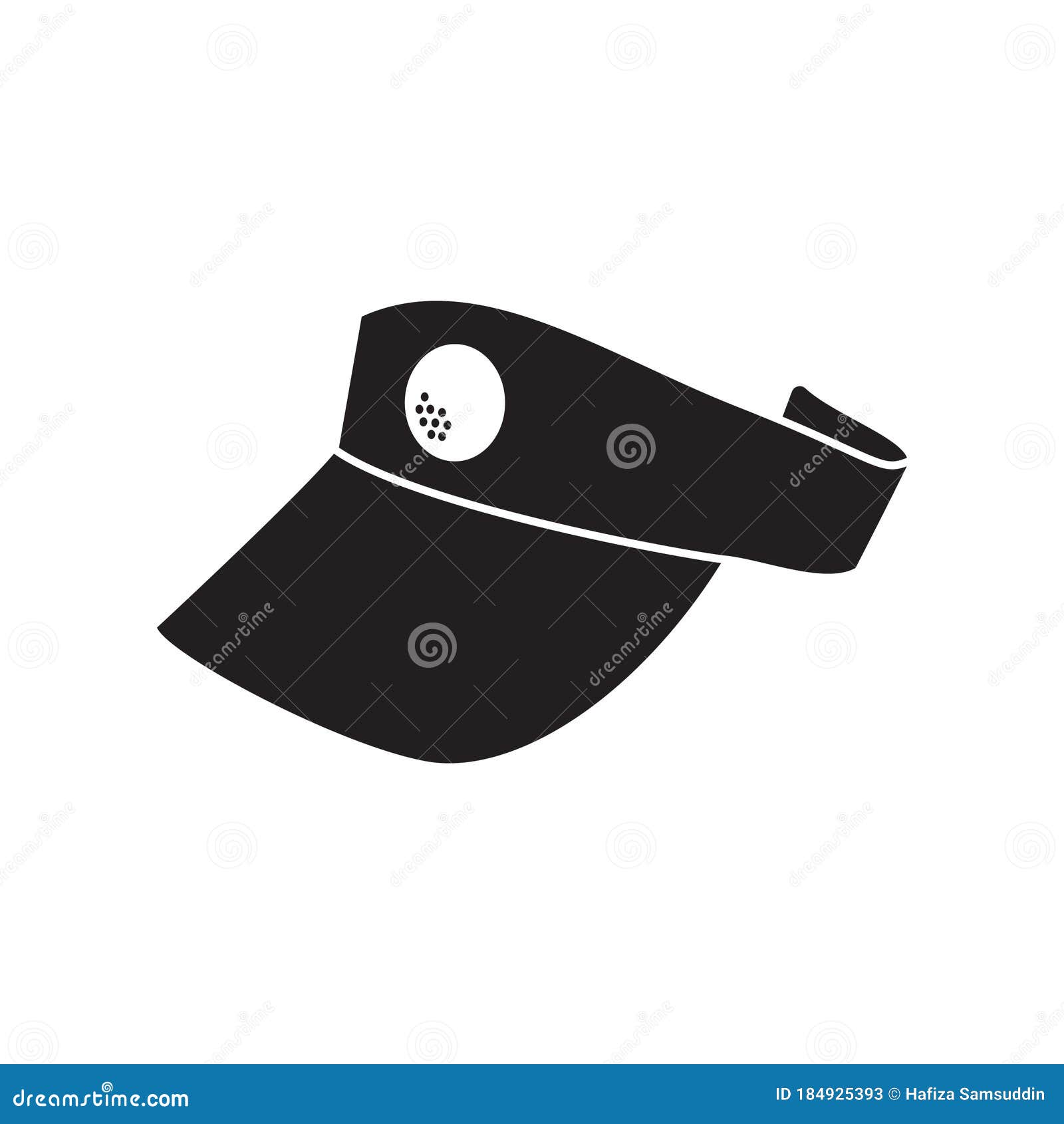 Sun Visor. Vector Illustration Decorative Background Design Stock ...