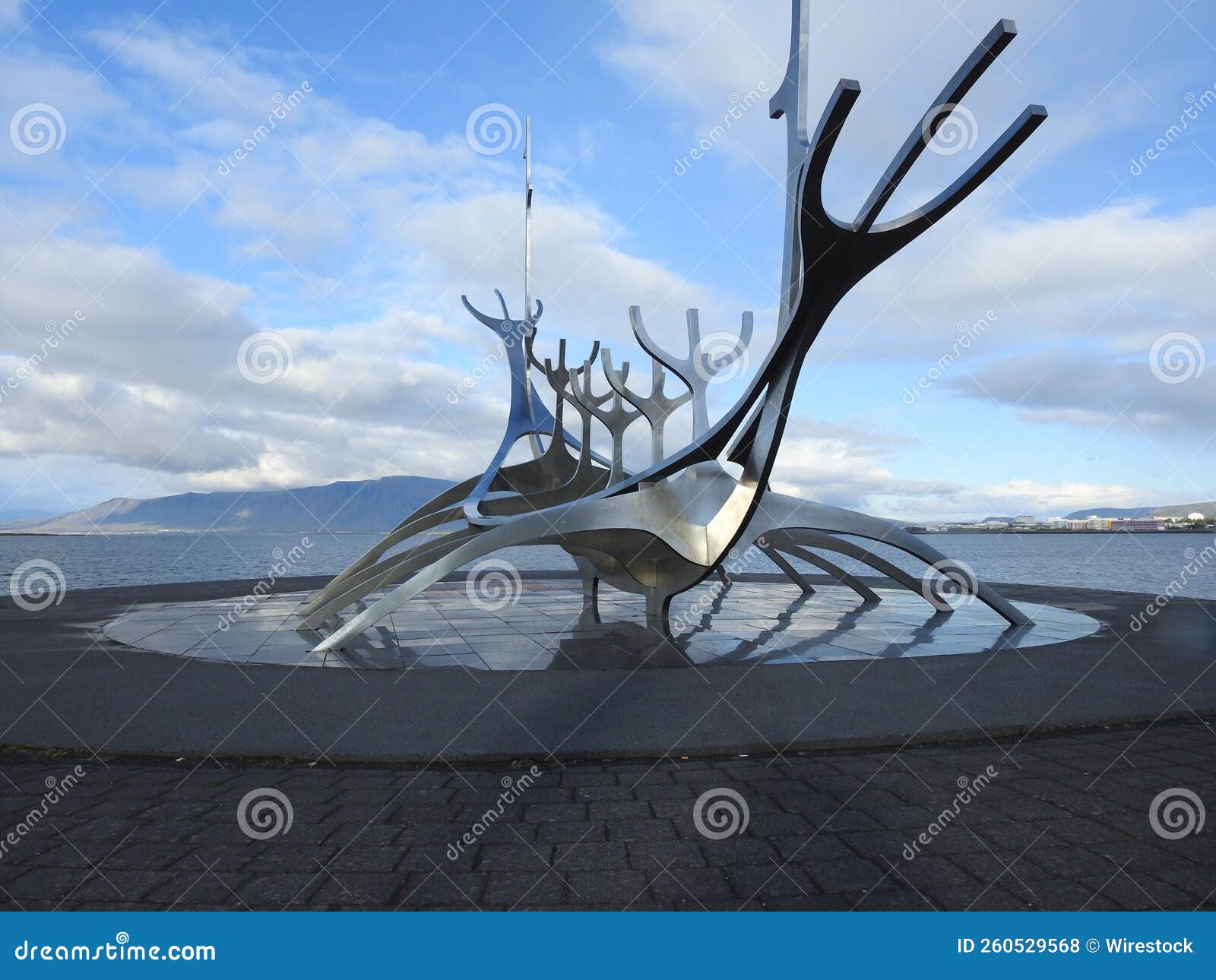 Sun Voyager Monument in the Morning Editorial Stock Photo - Image of ...