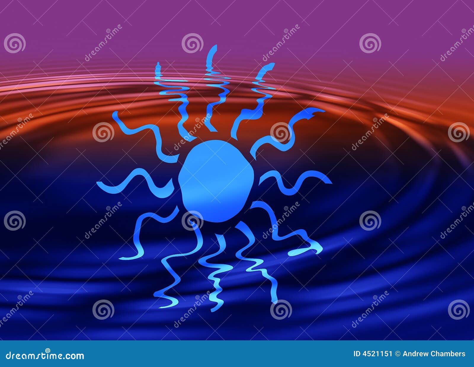 Sun and wave background stock illustration. Illustration of twirl - 4521151